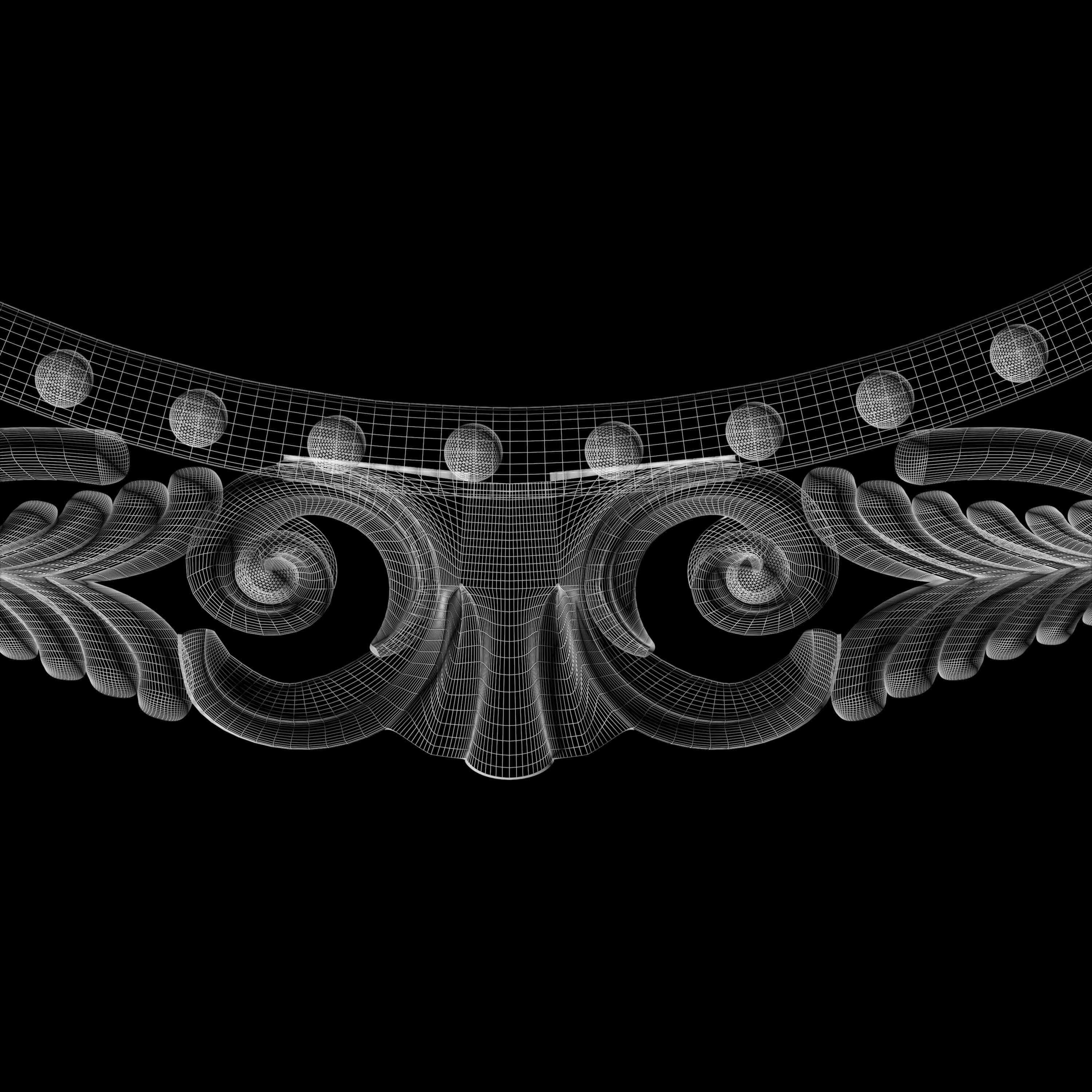 Frame for Painting Mirror for CNC Milling - 3D Model by GoodWood