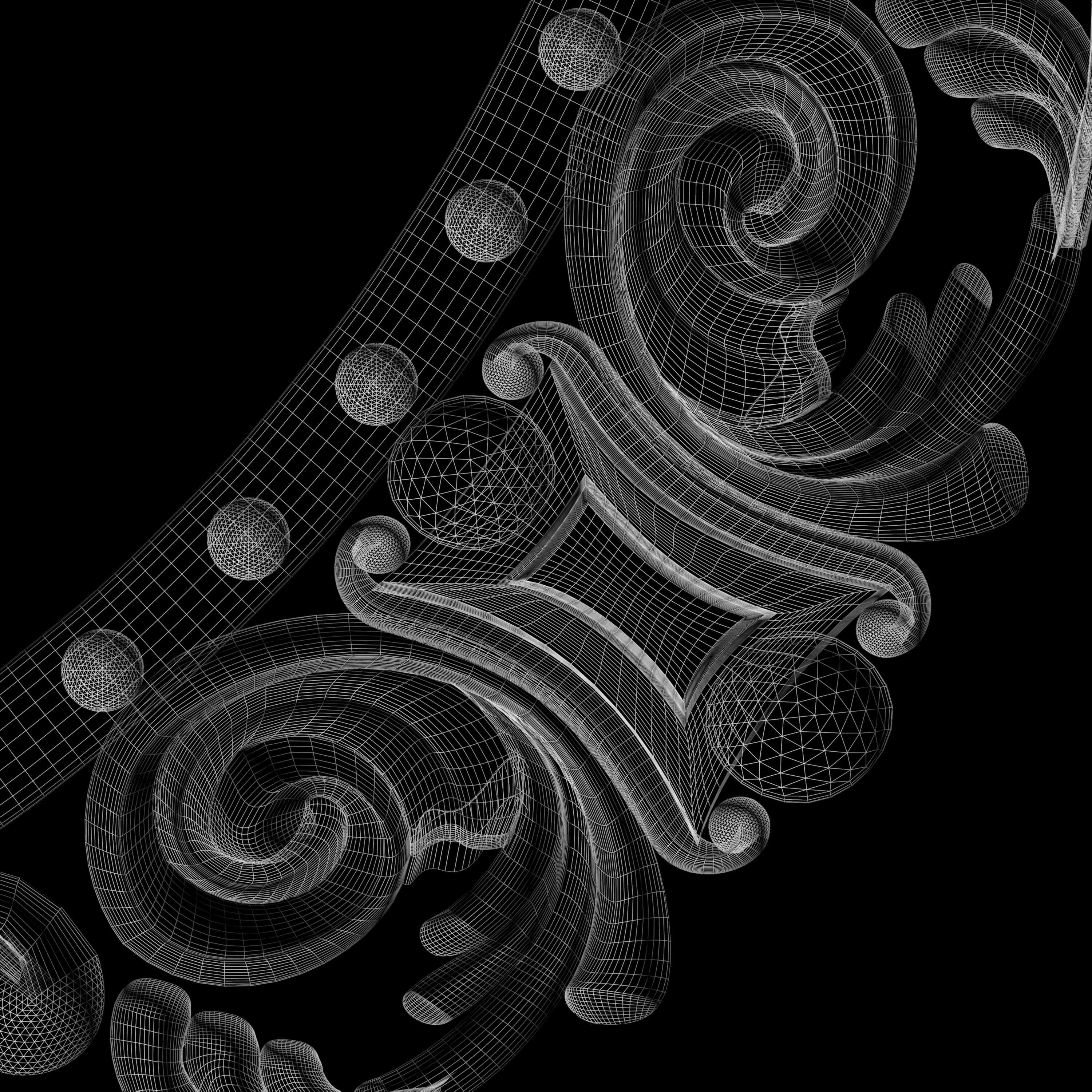 Frame for Painting Mirror for CNC Milling - 3D Model by GoodWood