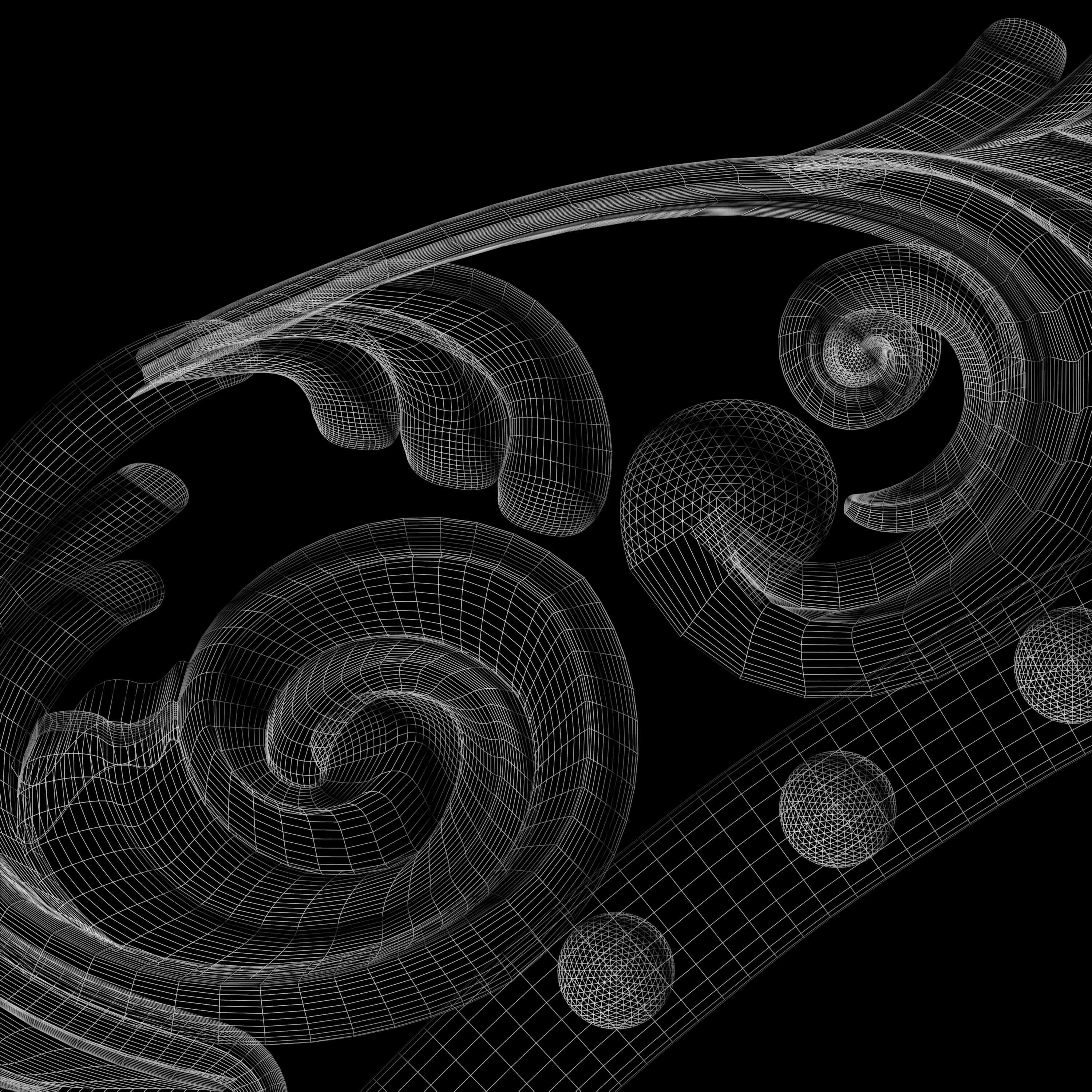 Frame for Painting Mirror for CNC Milling - 3D Model by GoodWood