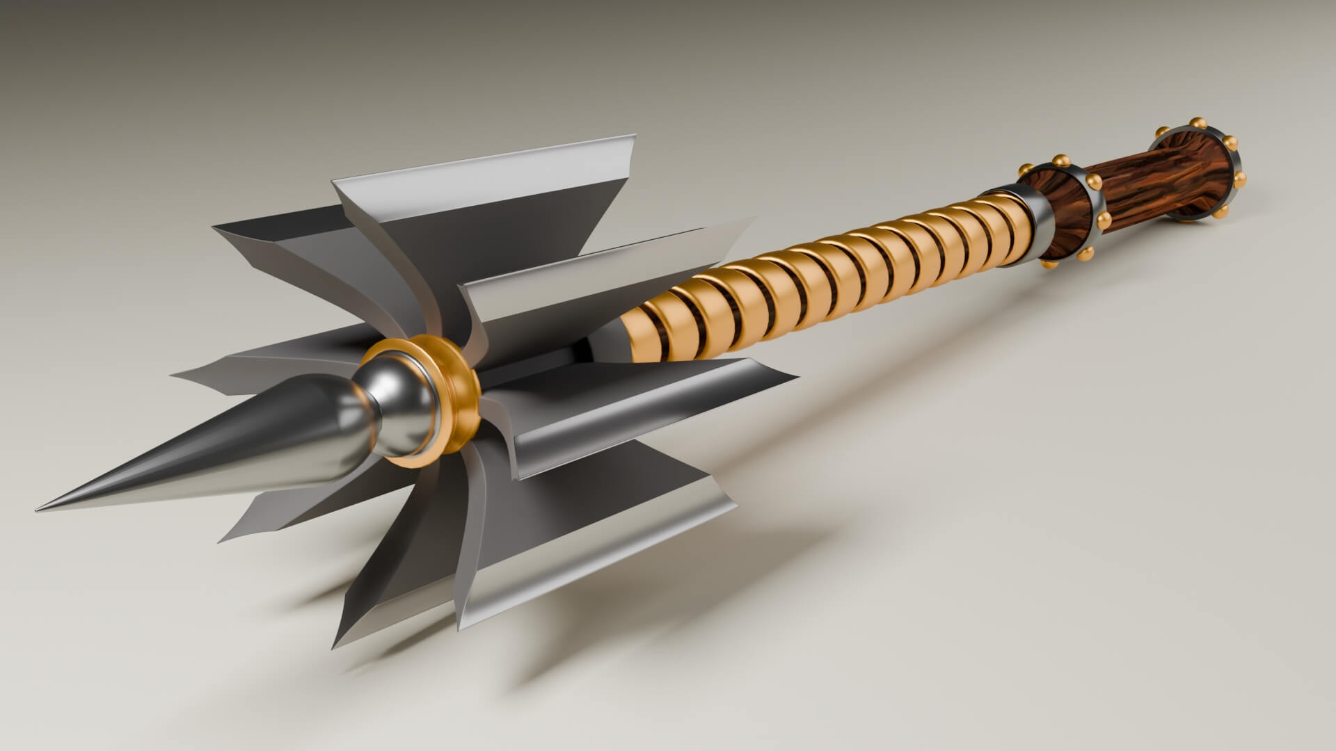 Mace Axe - 3D Model by GoodWood