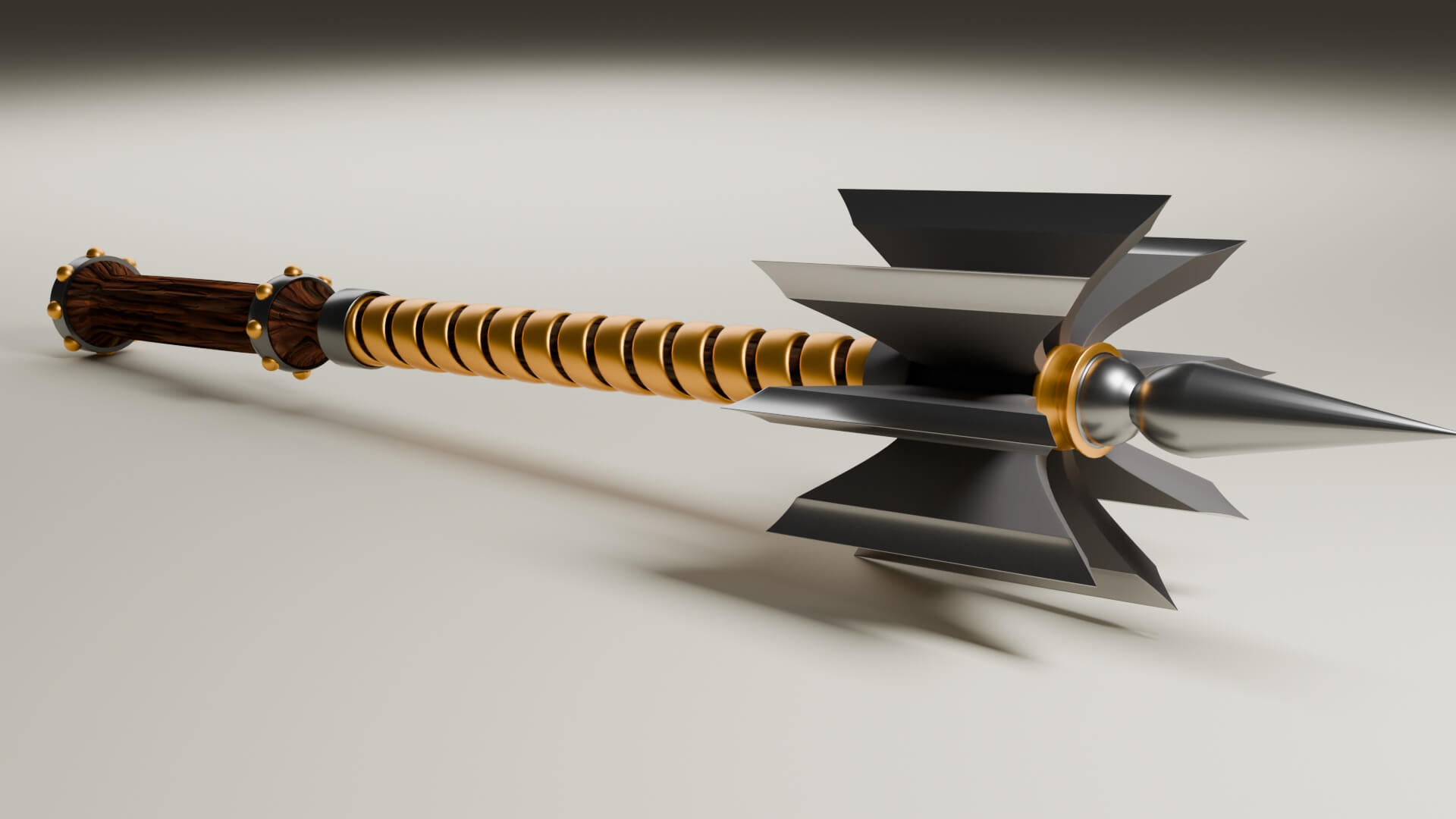 Mace Axe - 3D Model by GoodWood