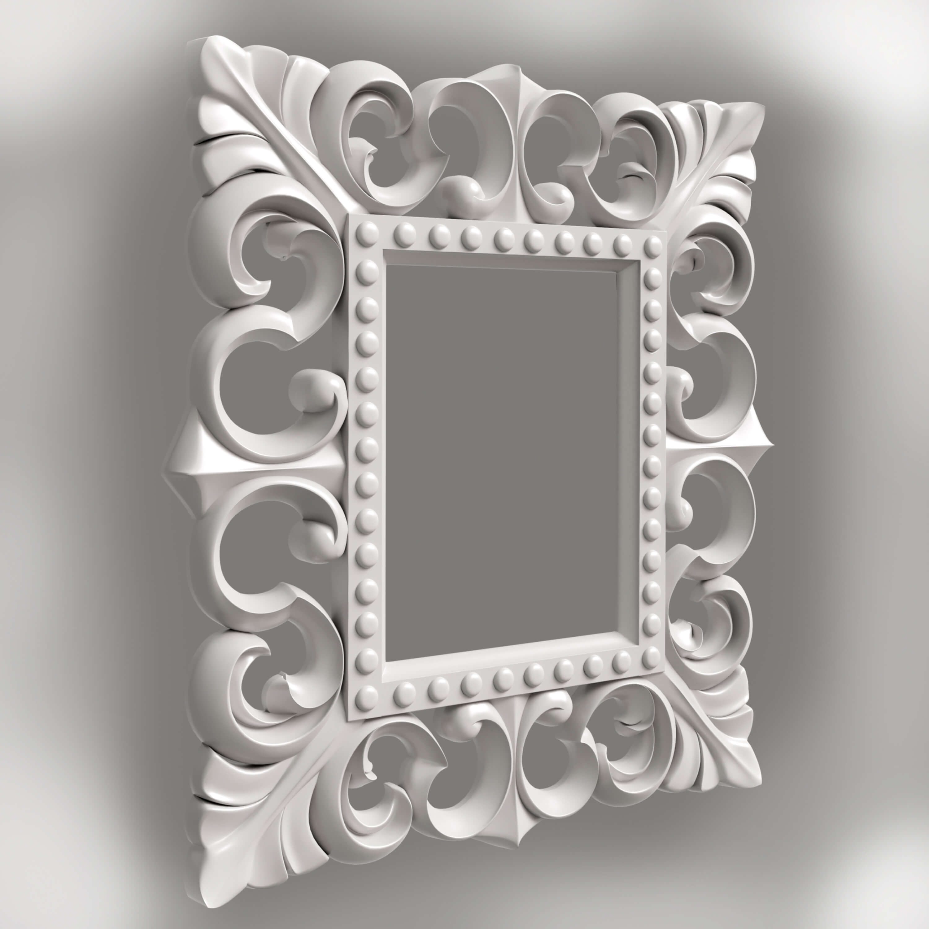 Photo Frame or Mirror for CNC Router - 3D Model by GoodWood