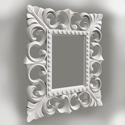 Photo Frame or Mirror for CNC Router - 3D Model by GoodWood