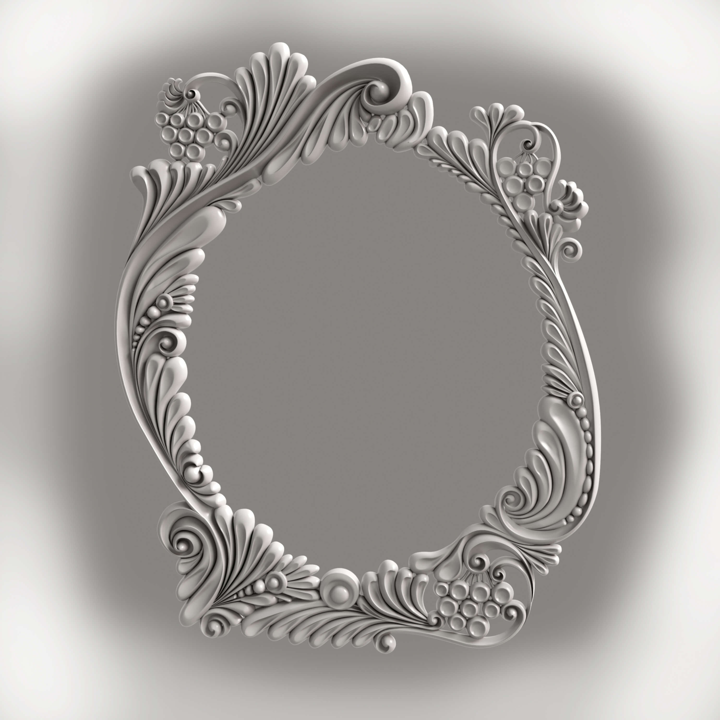 Photo Frame or Mirror for CNC Router - 3D Model by GoodWood