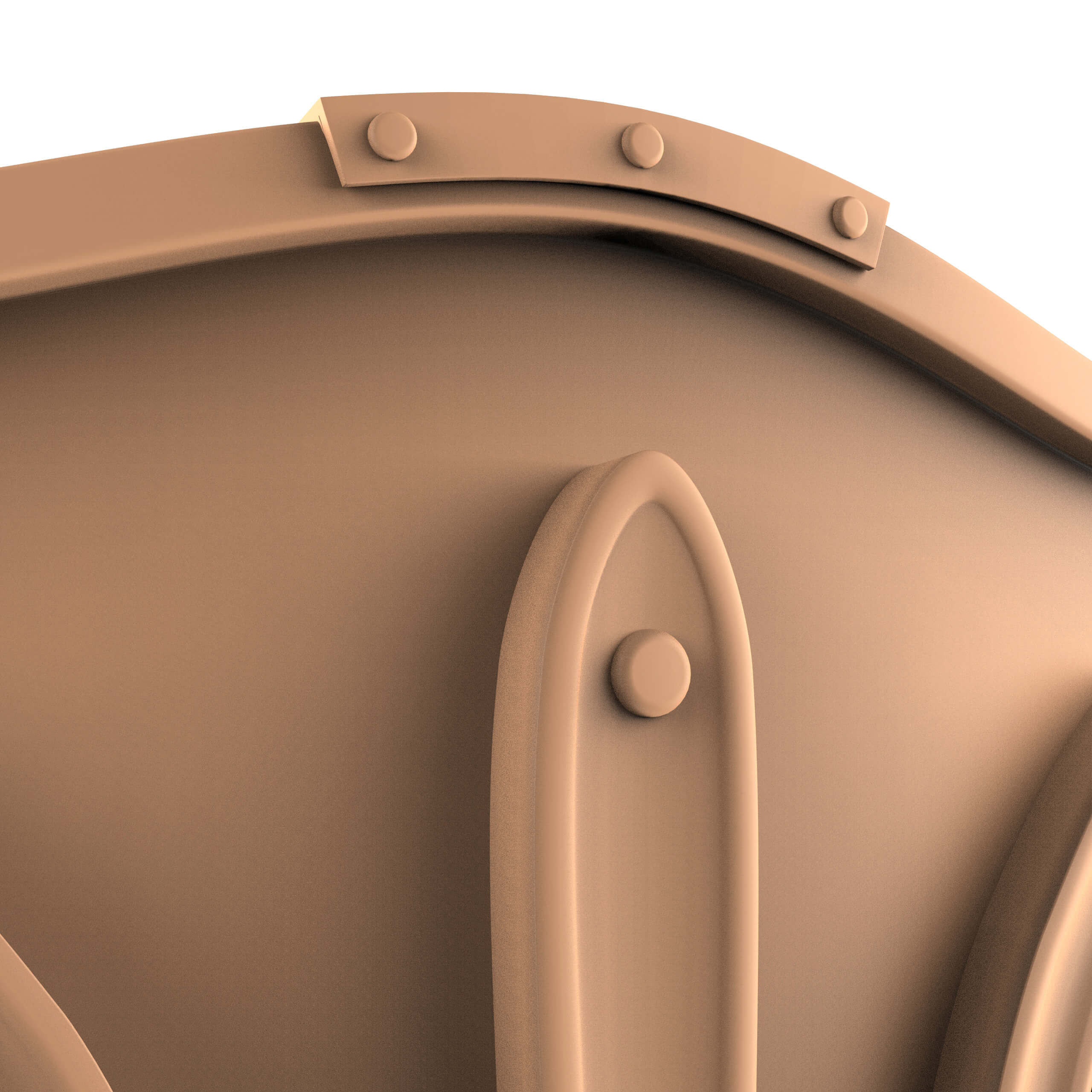 Shield of a Warrior With a Trident for CNC and 3D Printing by GoodWood