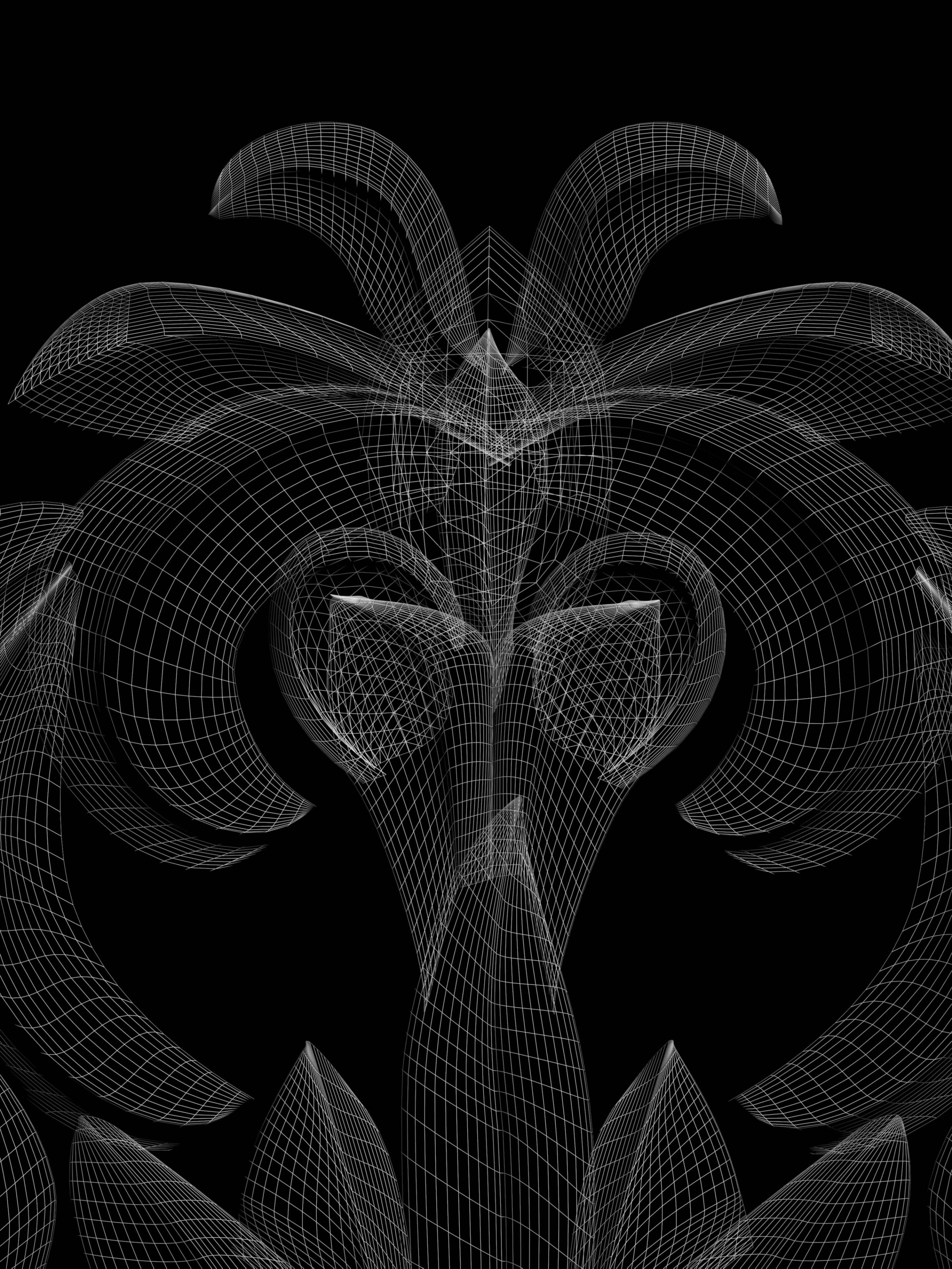 Wall Decor With Leaves for Milling CNC Machines - 3D Model by GoodWood