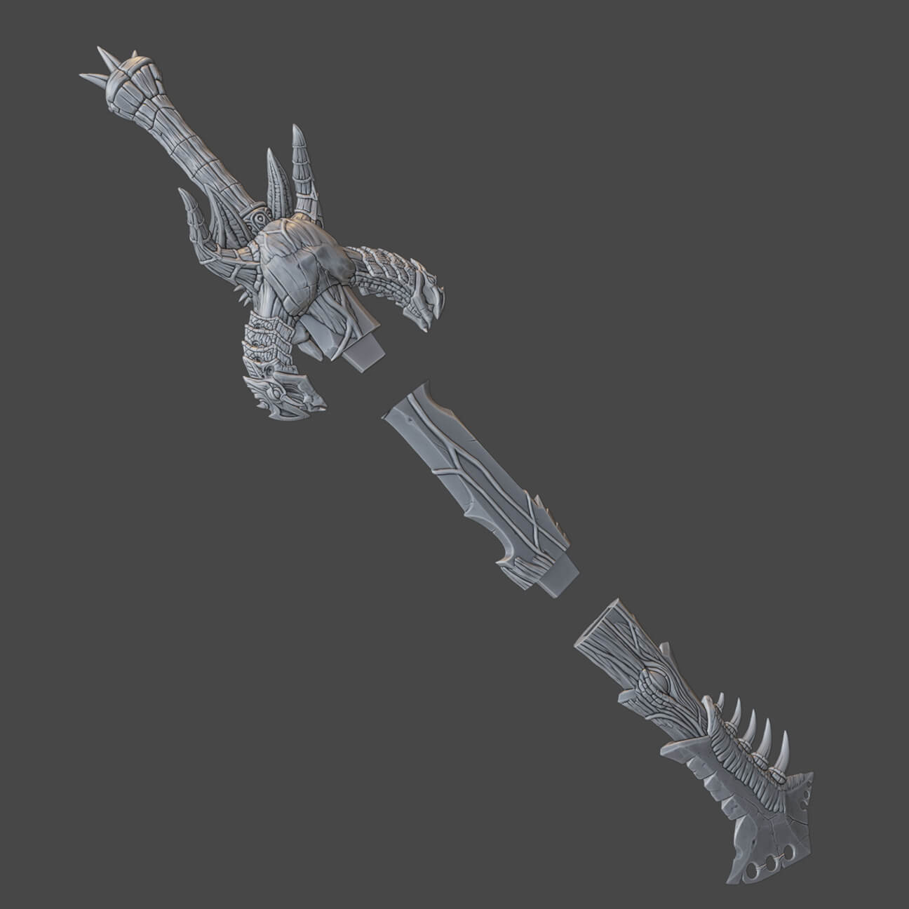 Sword of Evil - 3D Model by goragent