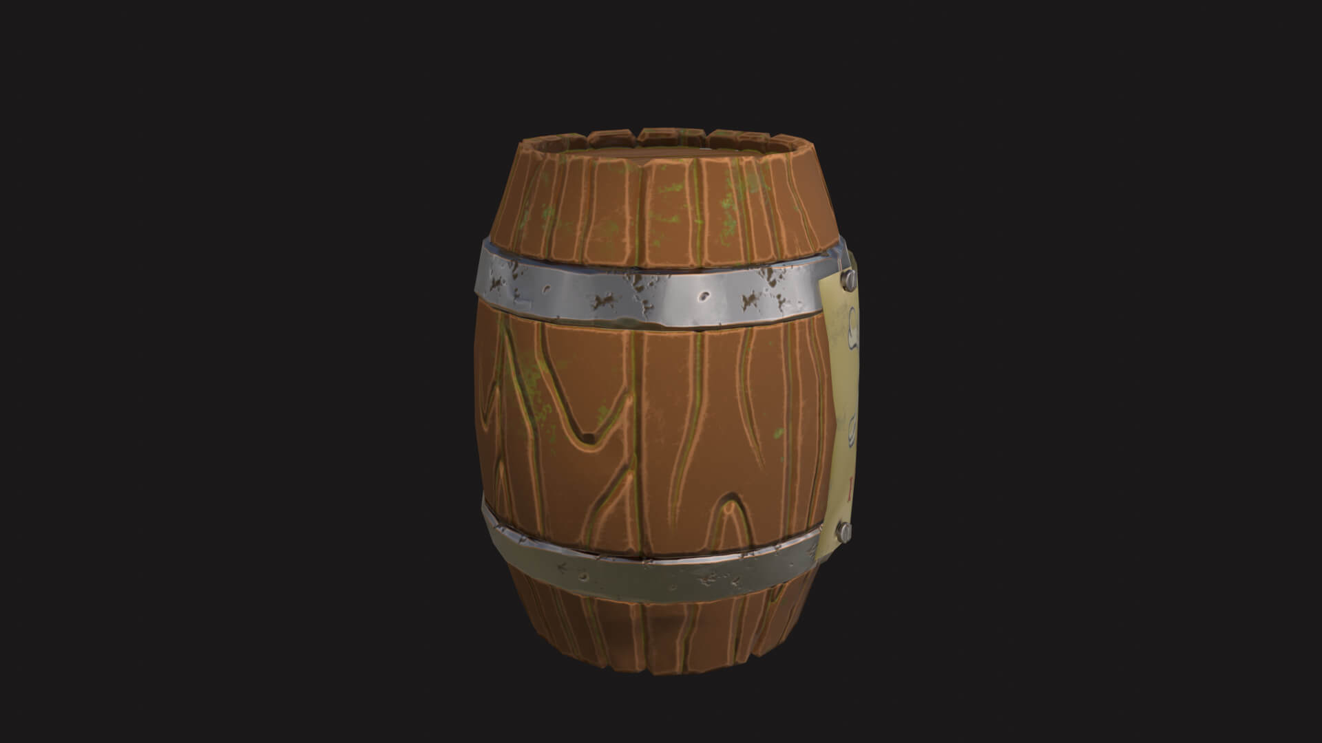 Gunpowder Barrel - 3D Model by goragent