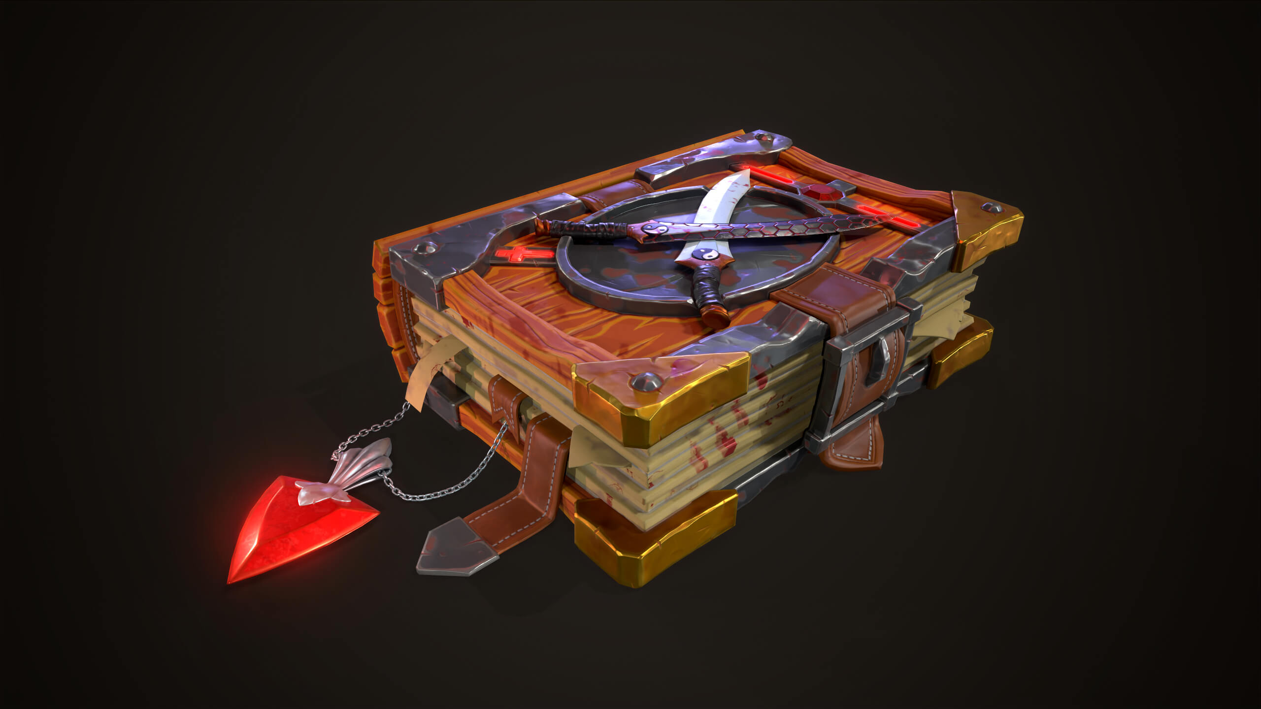 Stylized Fantazy Book - 3D Model by goragent