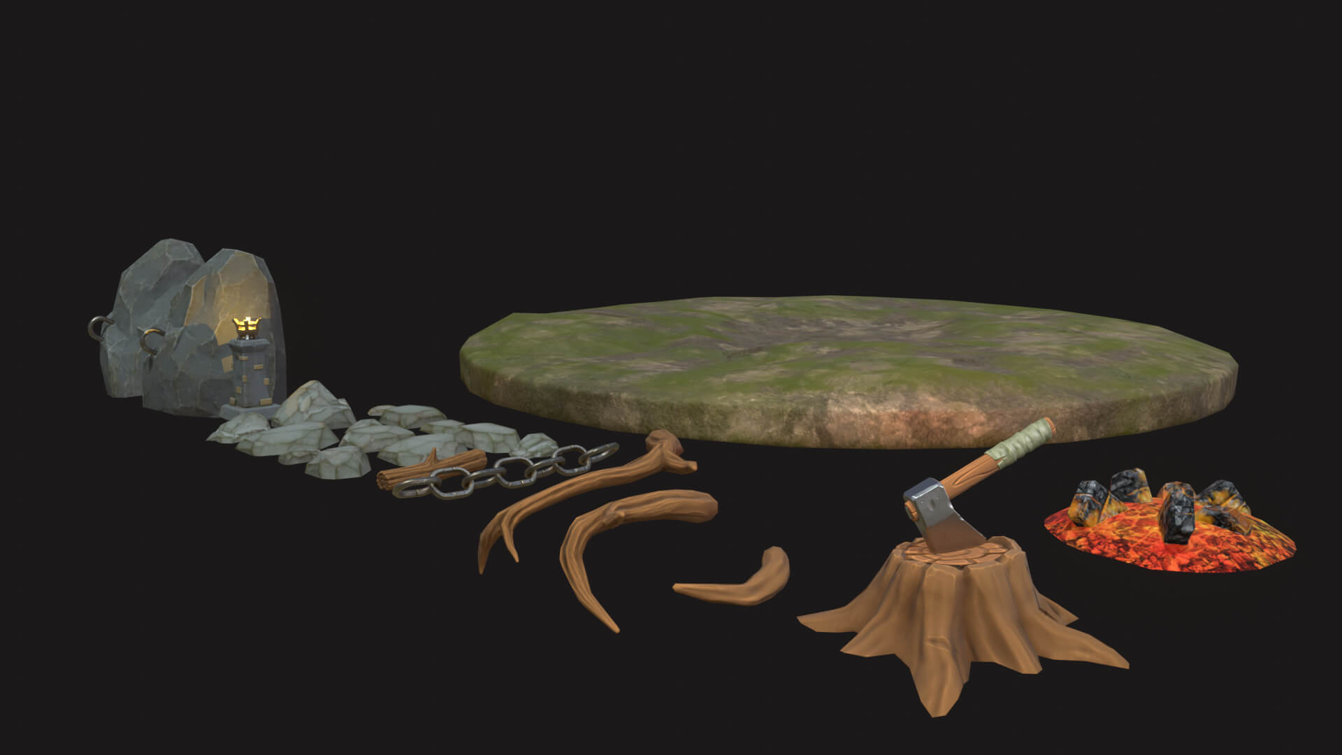 Stylized Props Pack - 3D Model by goragent