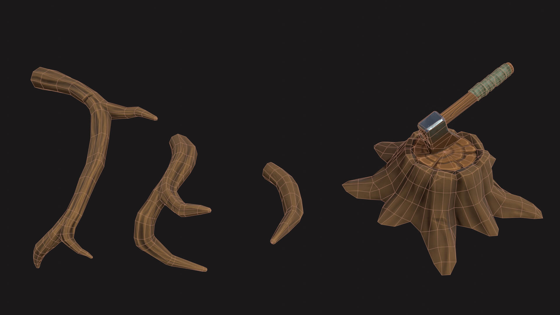 Stylized Props Pack - 3D Model by goragent