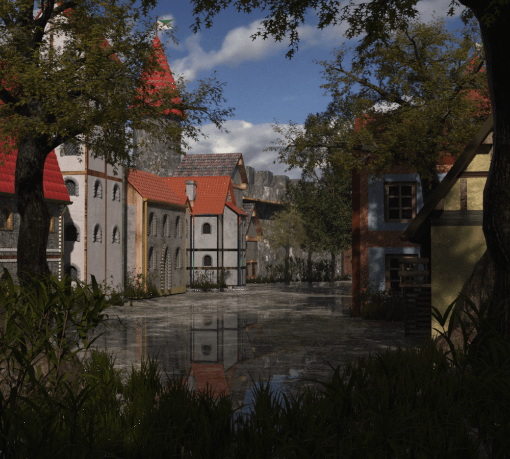 After the Rain 3D Render, Digital Art by Goran67