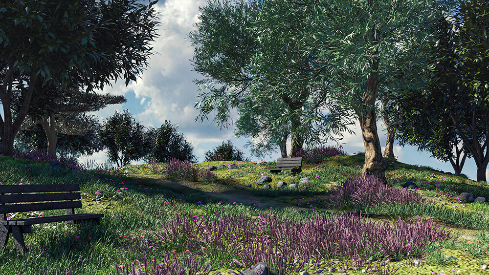 A Place to Disconnect - free wallpaper submit 3D Render