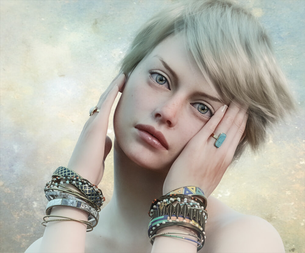 Astra 3D Render, Digital Art by gorjira