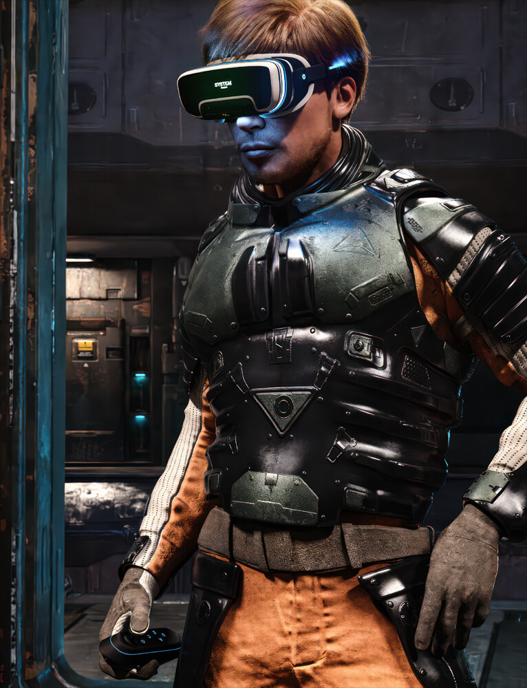 Captain Video 3D Render, Digital Art by gorjira