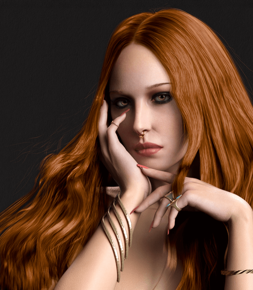 Chelsea Girl 3d Render Digital Art By Gorjira