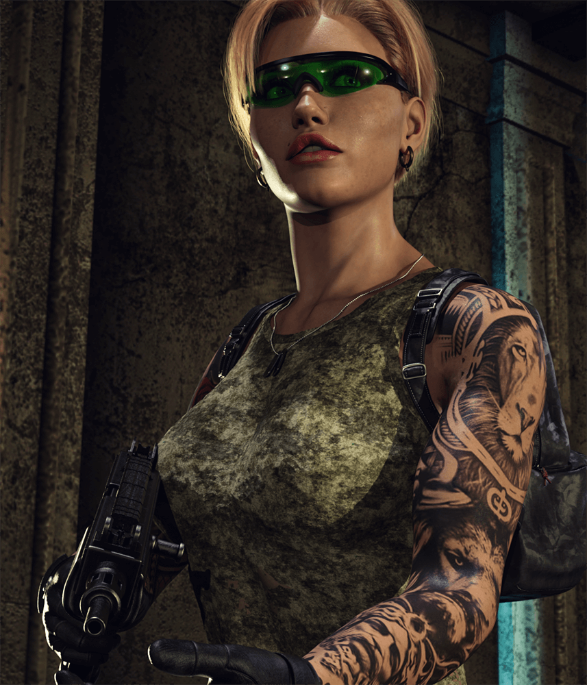 Hunter 3D Render, Digital Art by gorjira