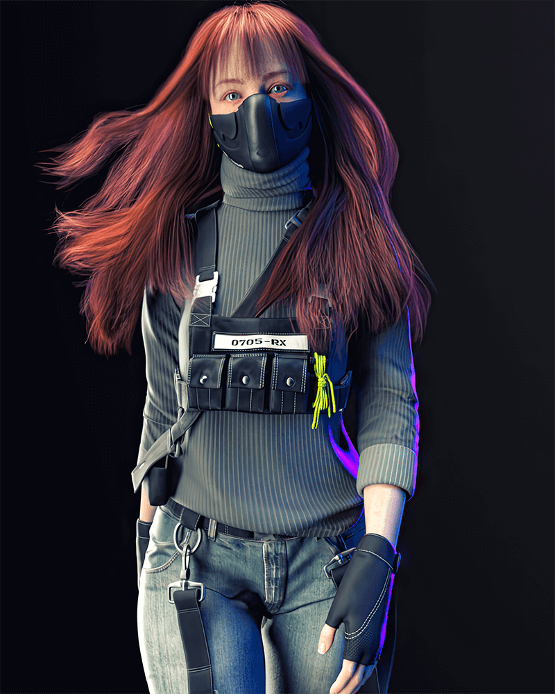 Sasha 3D Render, Digital Art by gorjira