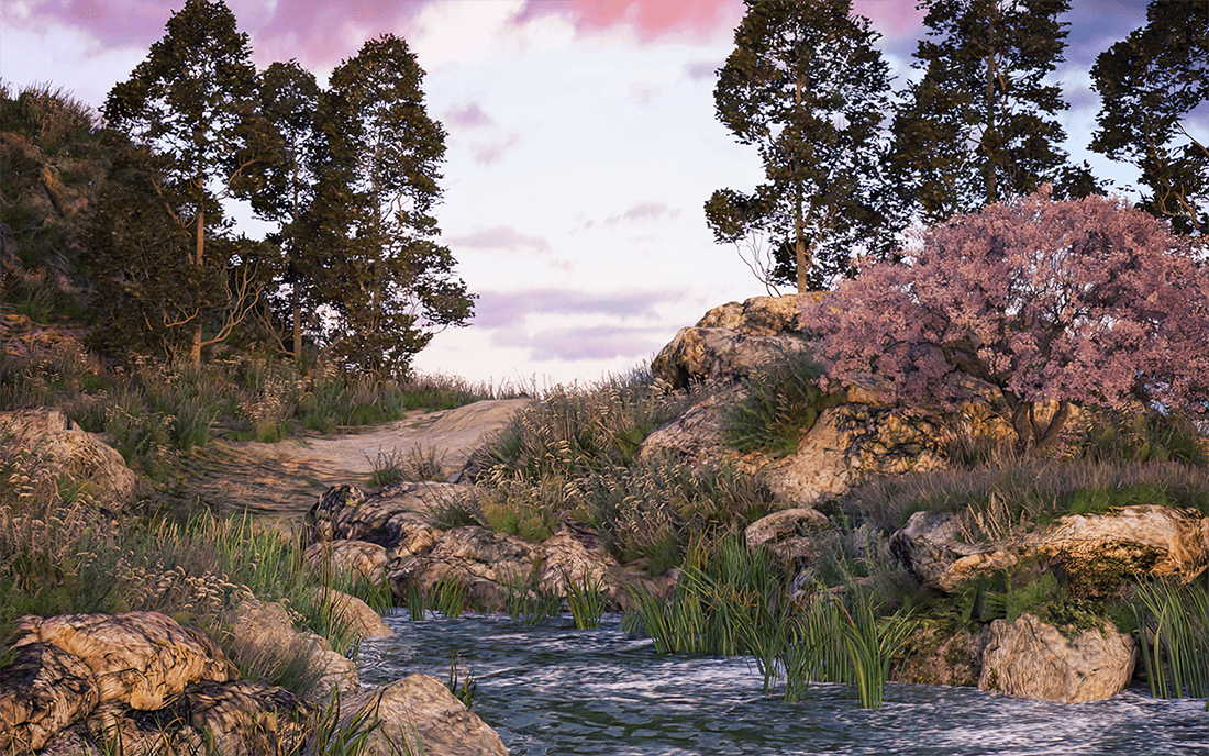 Untitled Landscape #1 3D Render, Digital Art by gorjira