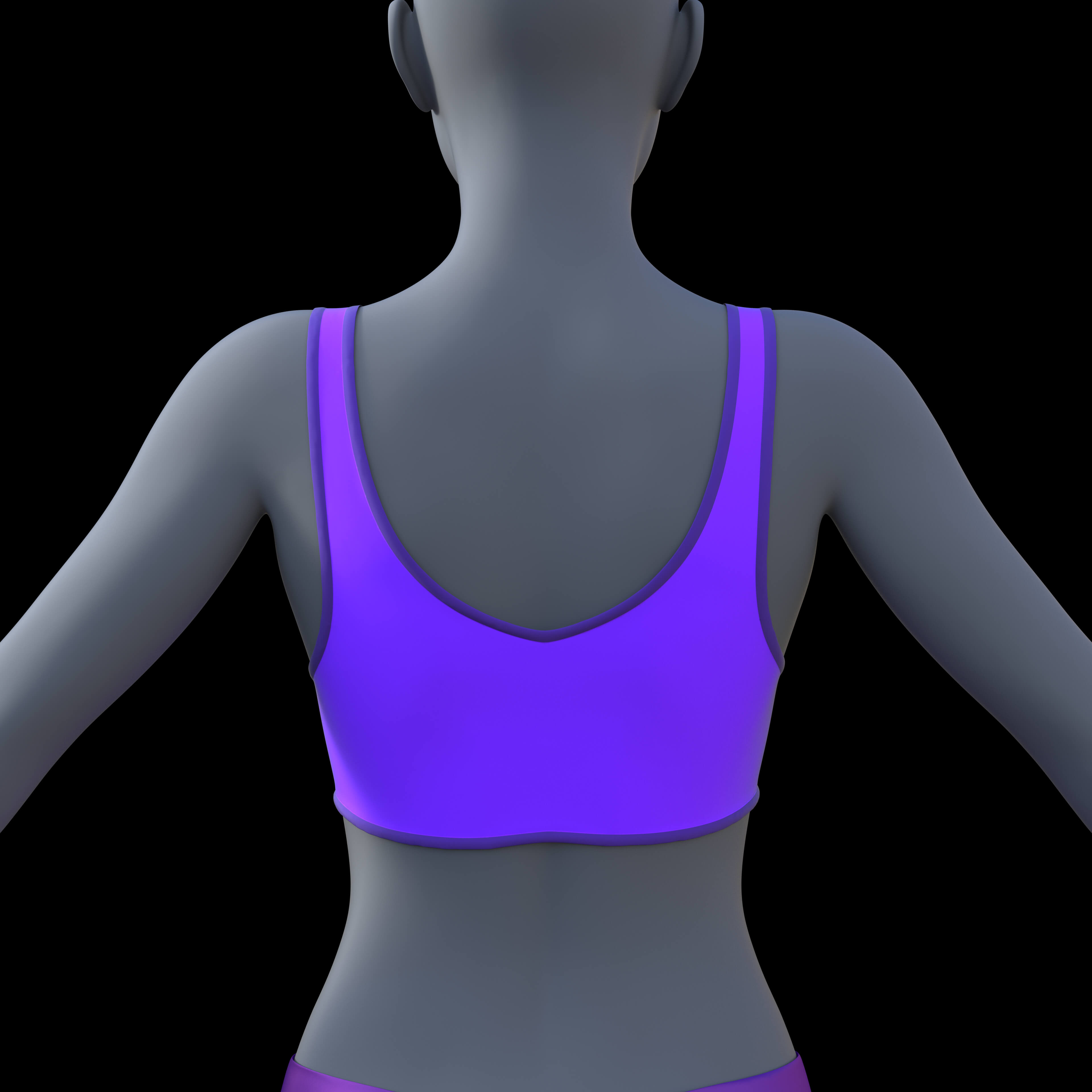 GA - Basic Yoga Tops Free Daz Content by Graciart