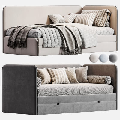 Eric Bed by Divan - 3D Model by Graf01