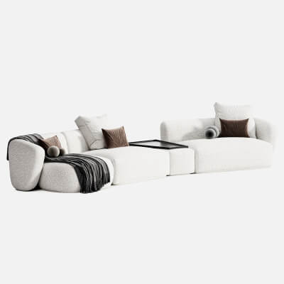 Modular Sofa Fabro 3 - 3D Model by Graf01