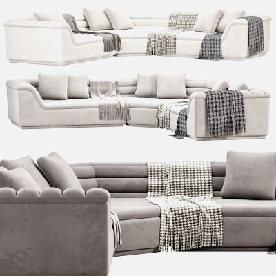 Sarah Ellison’s Float Sofa Channels 1970s Conversation - 3D Model by Graf01
