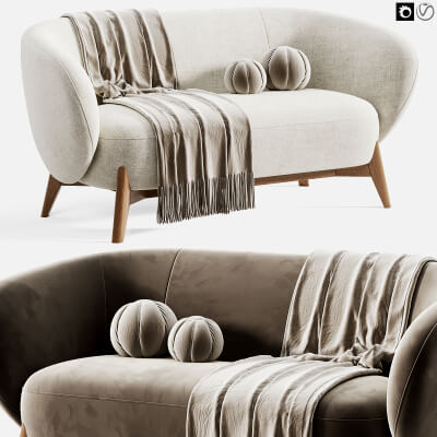 Tilar Sofa Divan - 3D Model by Graf01