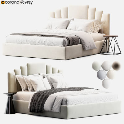 Virginia Bed by Cazarina - 3D Model by Graf01