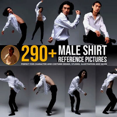 290+ Male Shirt Reference Pictures by Grafit Studio
