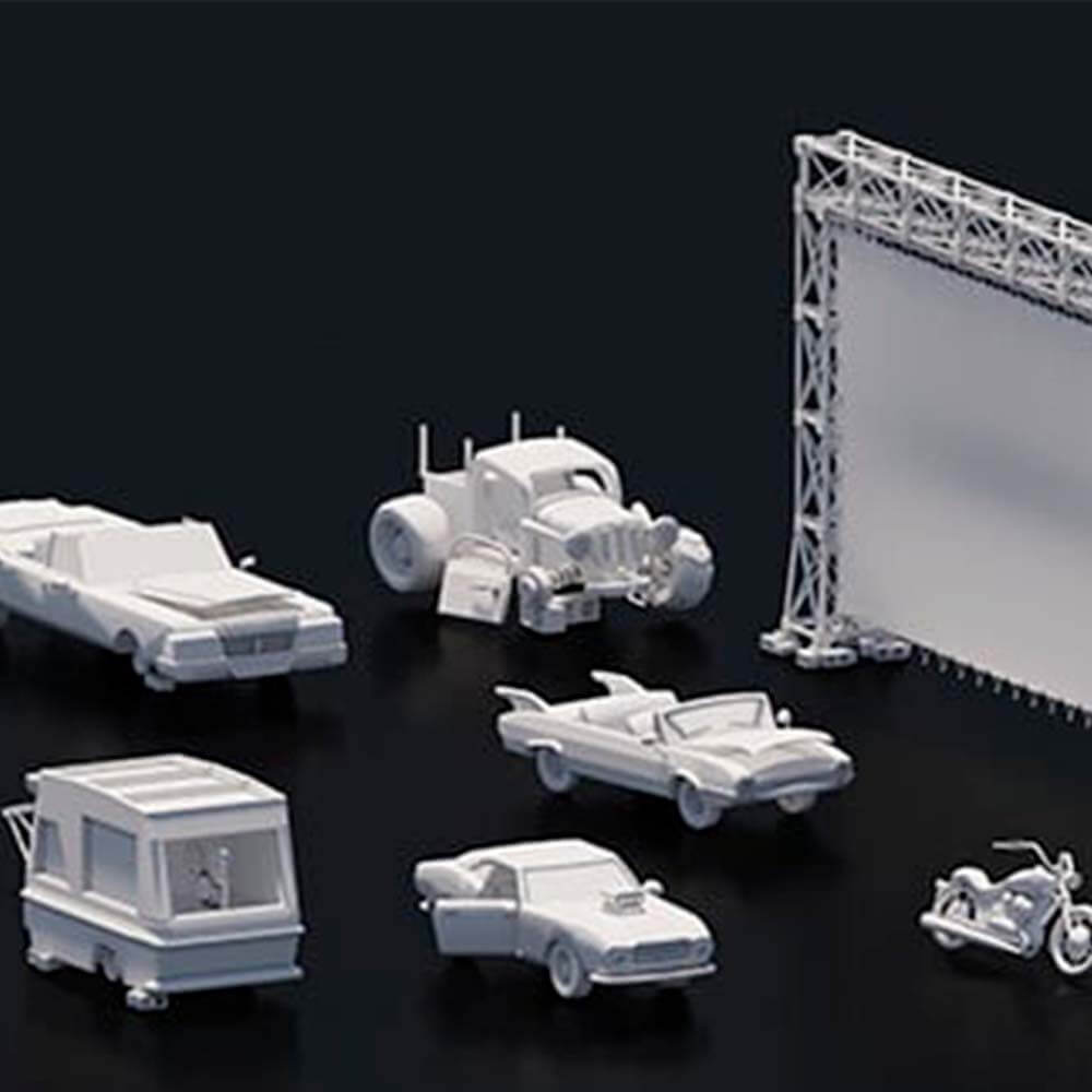 Post Apocalyptic Kitbash Set - 3D Model by Grafit Studio