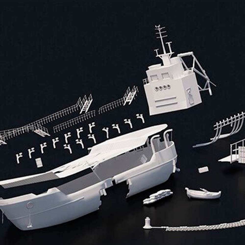 Post Apocalyptic Kitbash Set - 3D Model by Grafit Studio