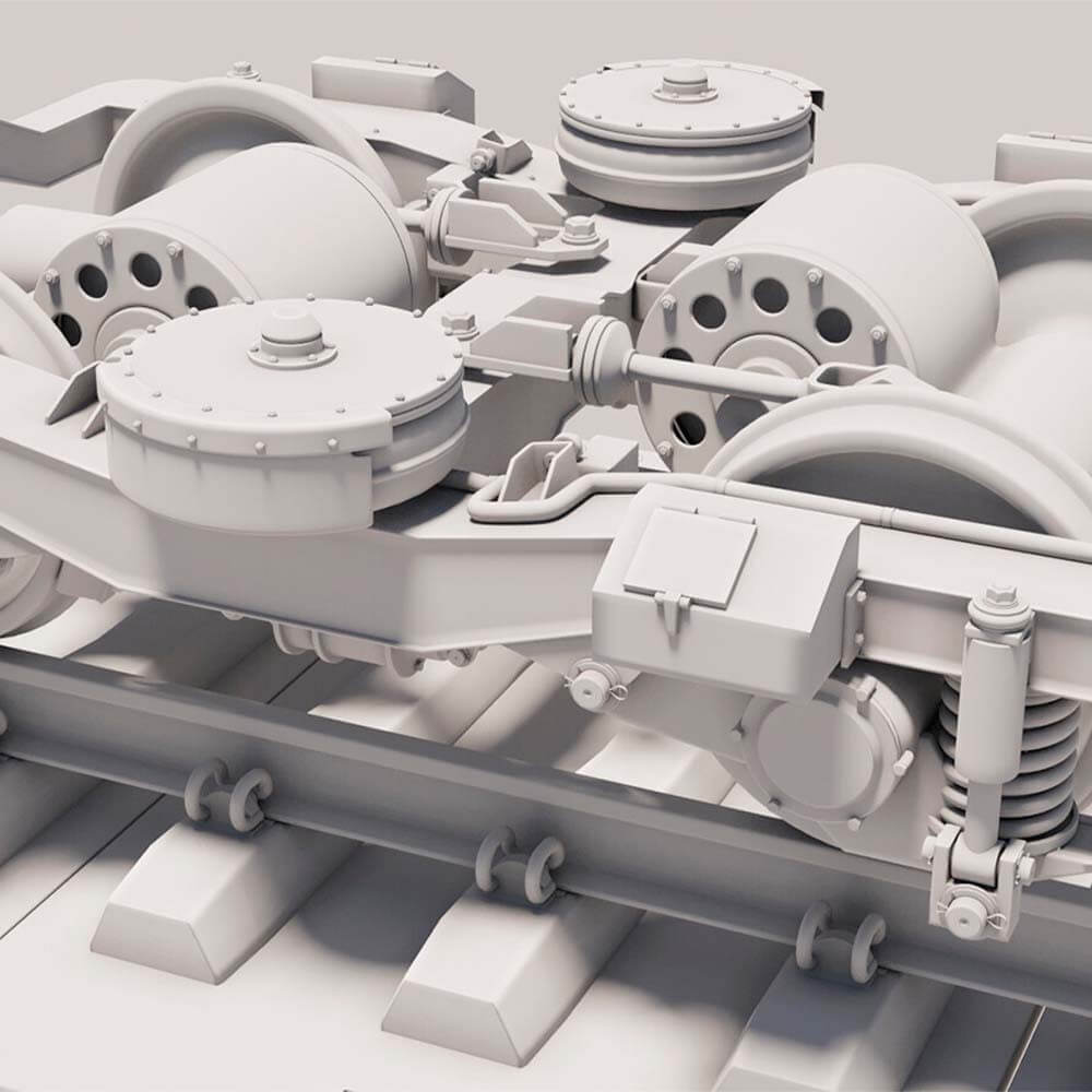 Railway KITBASH Set (Subdivision Ready) - 3D Model by Grafit Studio