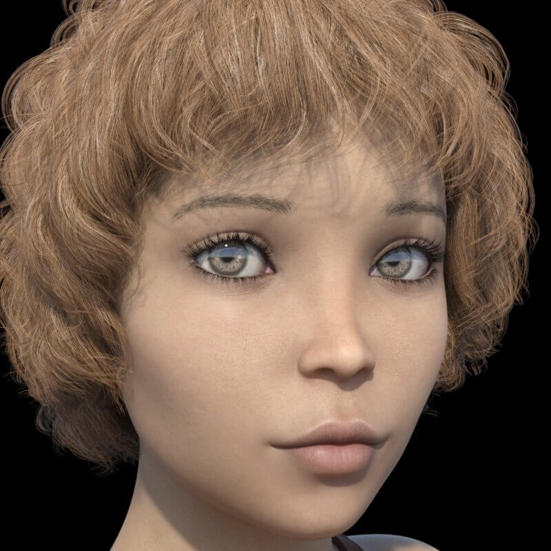 GD Emma! 3D Render, Digital Art by grafkdesigner