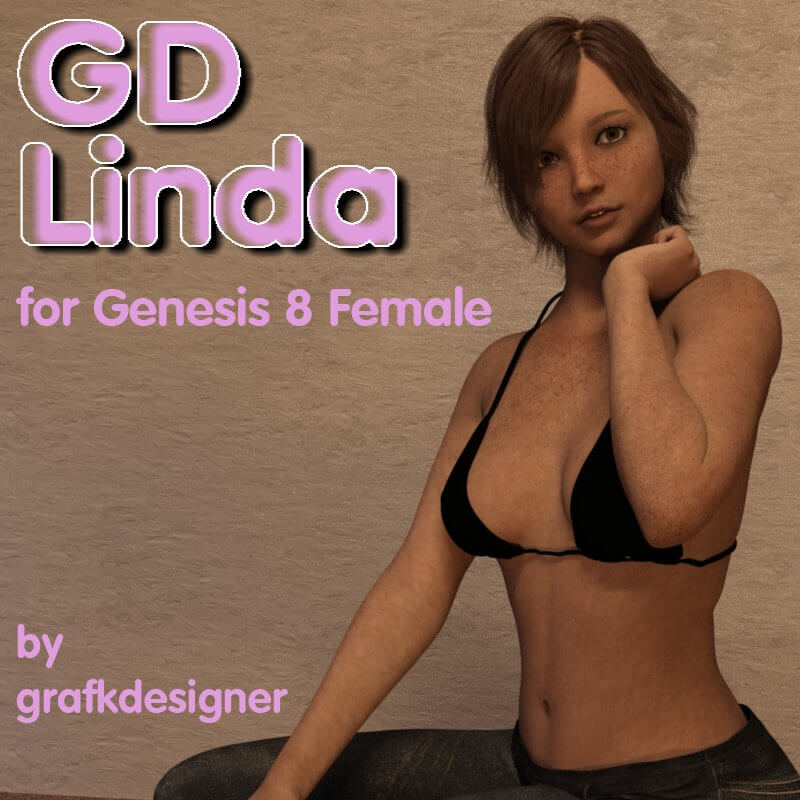 GD Linda for Genesis 8 Female 3D Render by grafkdesigner
