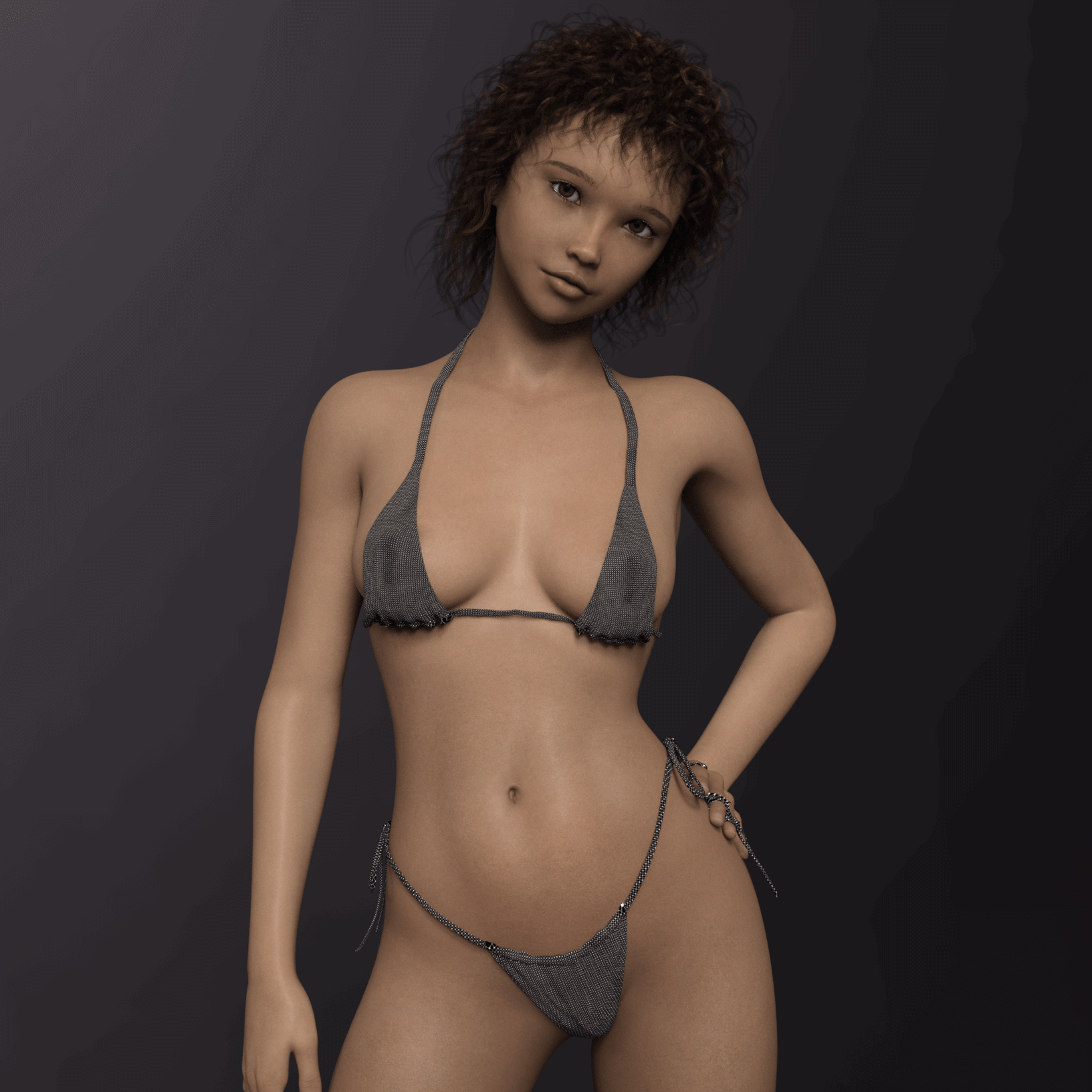 GD Sasha 3D Render, Digital Art by grafkdesigner