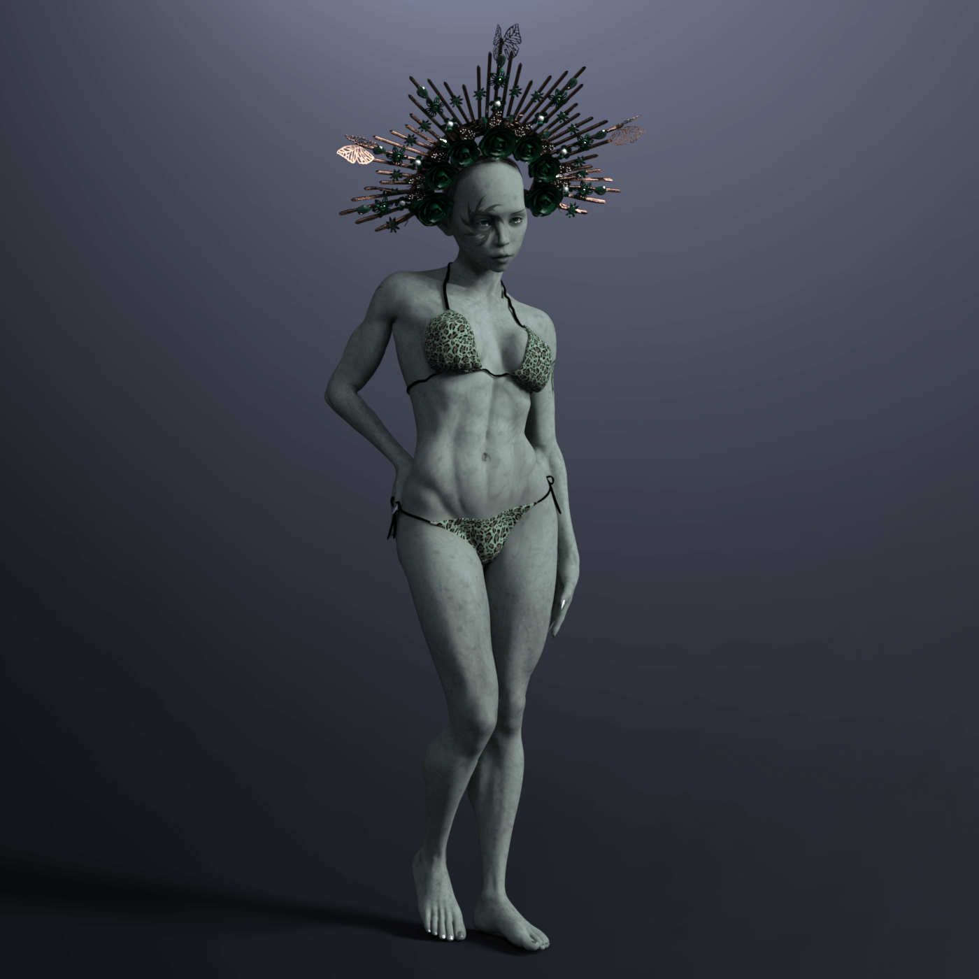 The Alien Teen Princess... 3D Render | RenderHub Gallery