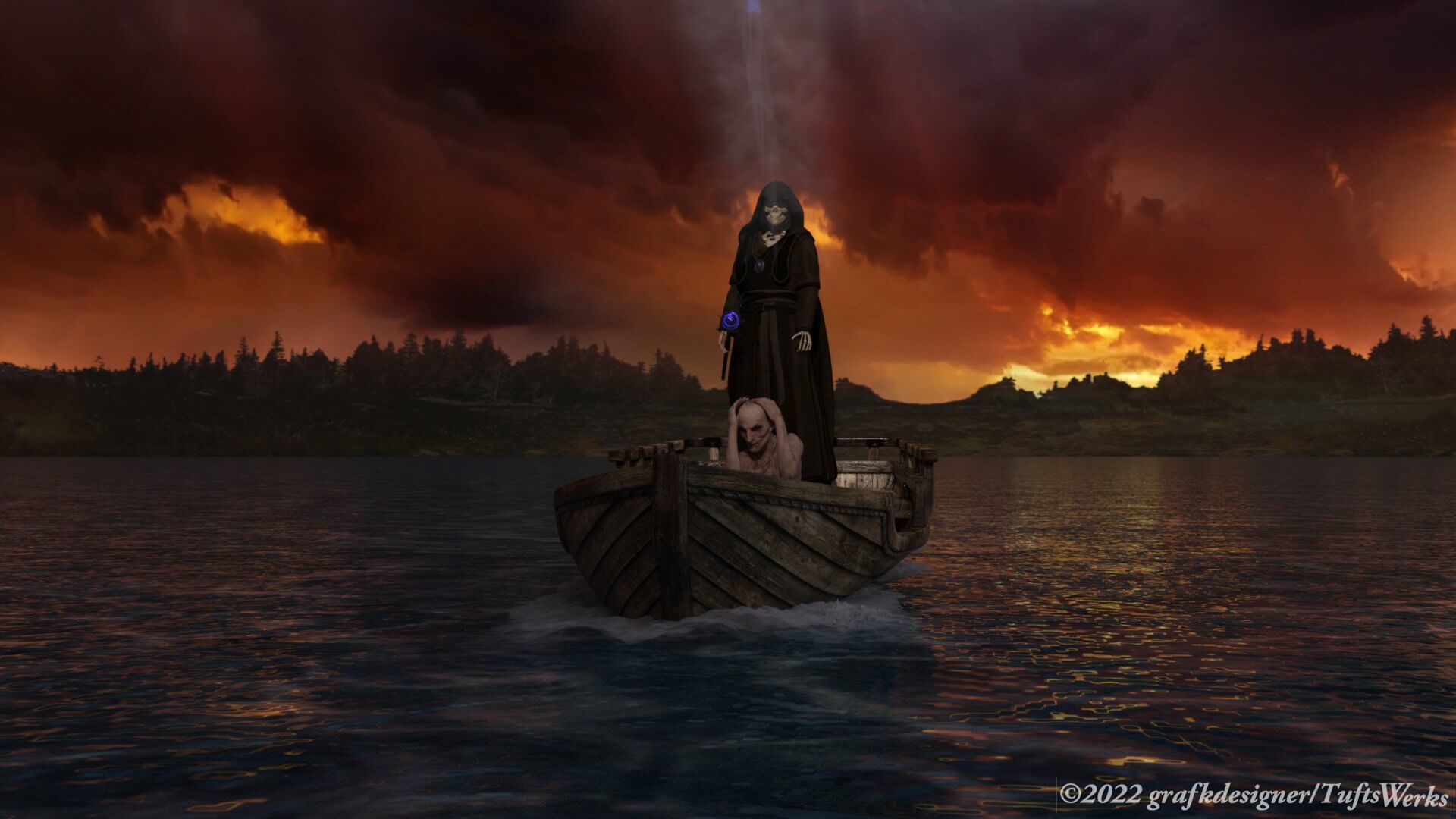 The River Styx 3D Render | RenderHub Gallery