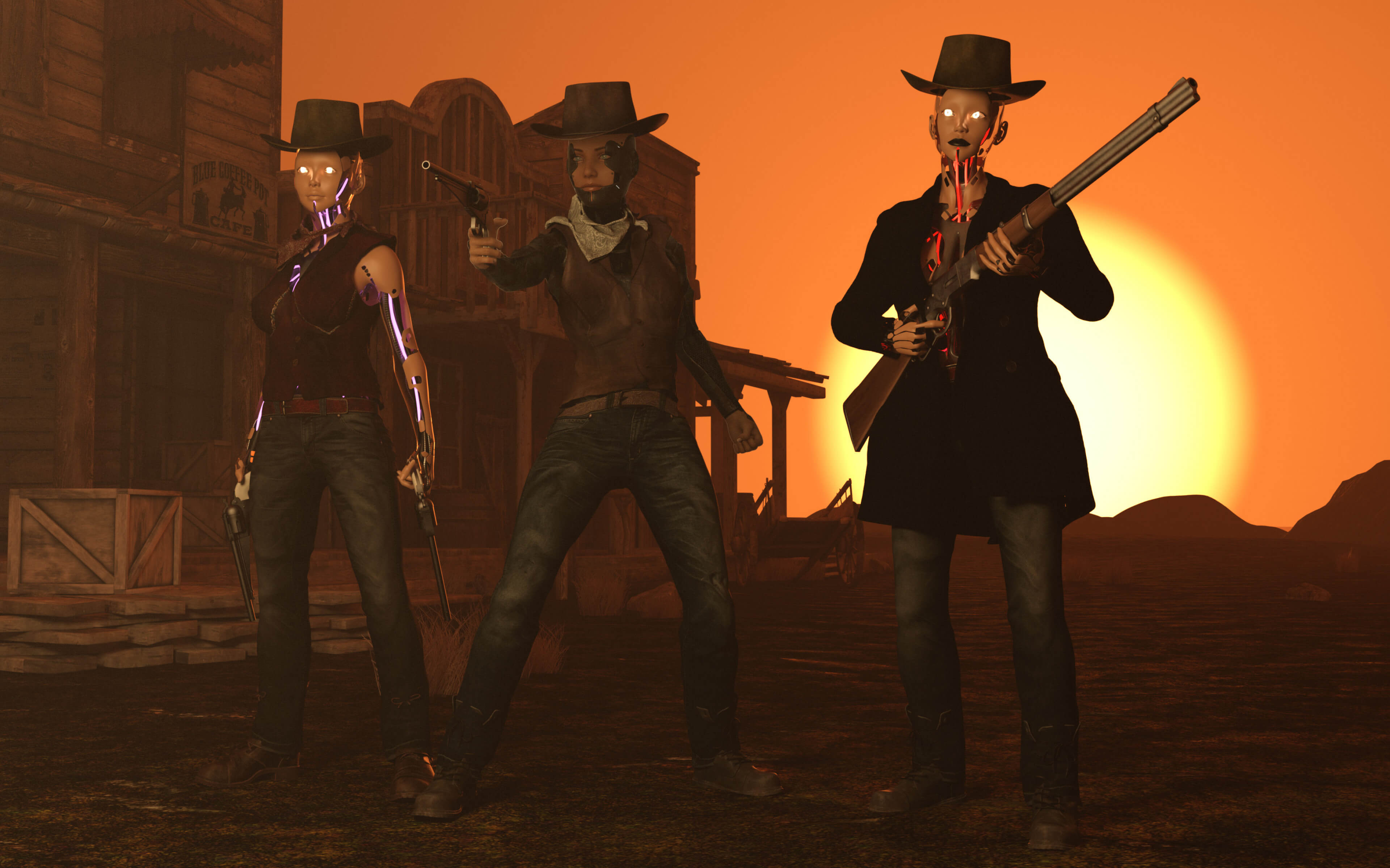 Tombstone 3D Desktop HD Wallpaper