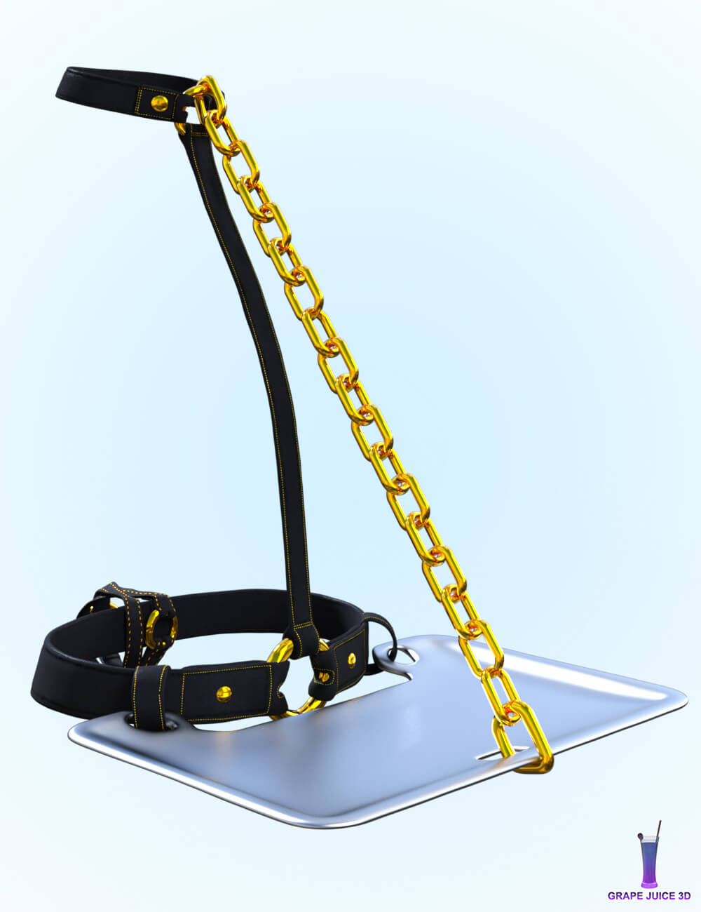 Bondage Serving Tray Set for Genesis 8 Female - Daz Content by GrapeJuice3D