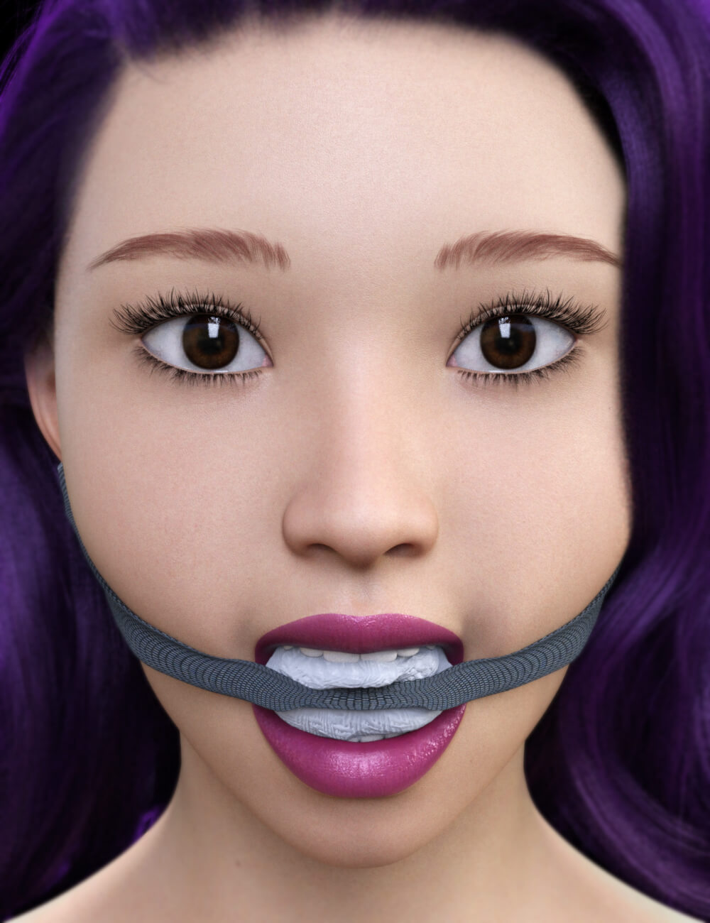 Cleave Gag for Genesis 8 Female - Daz Content by GrapeJuice3D