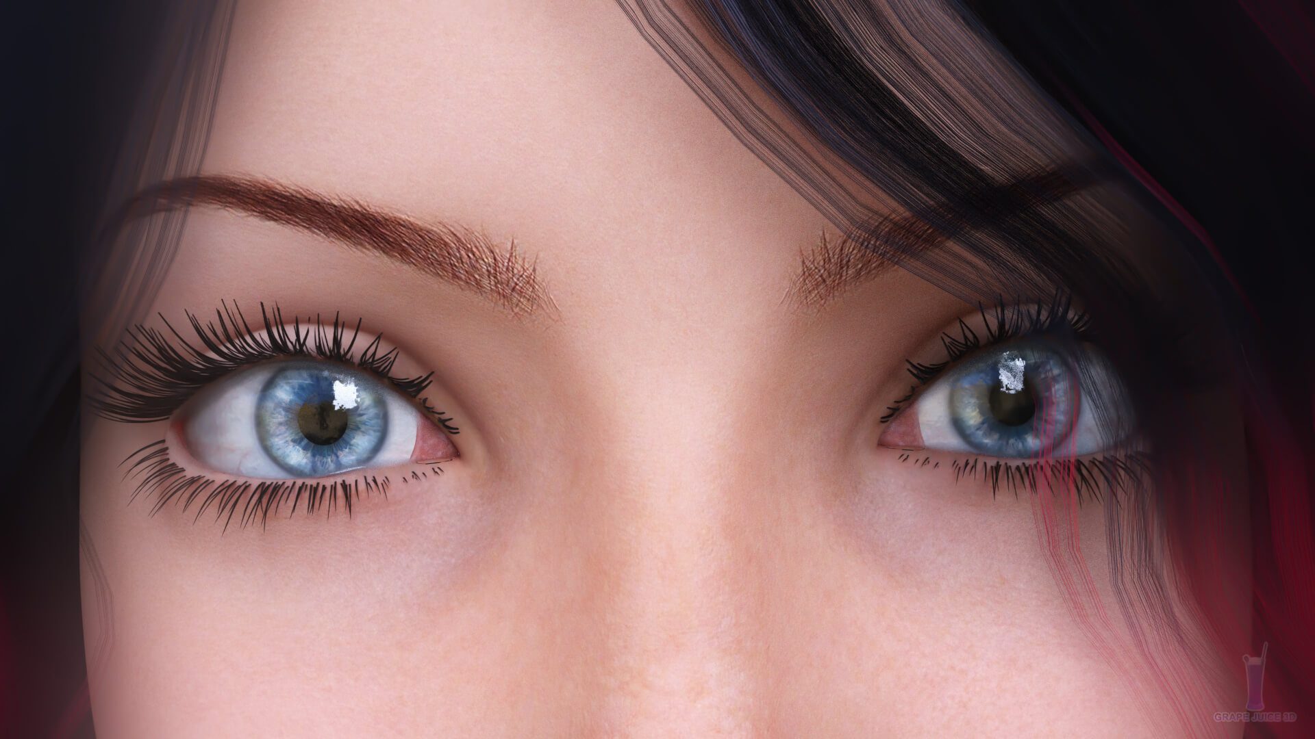 Enya's Eyes by GrapeJuice3D | RenderHub Wallpapers