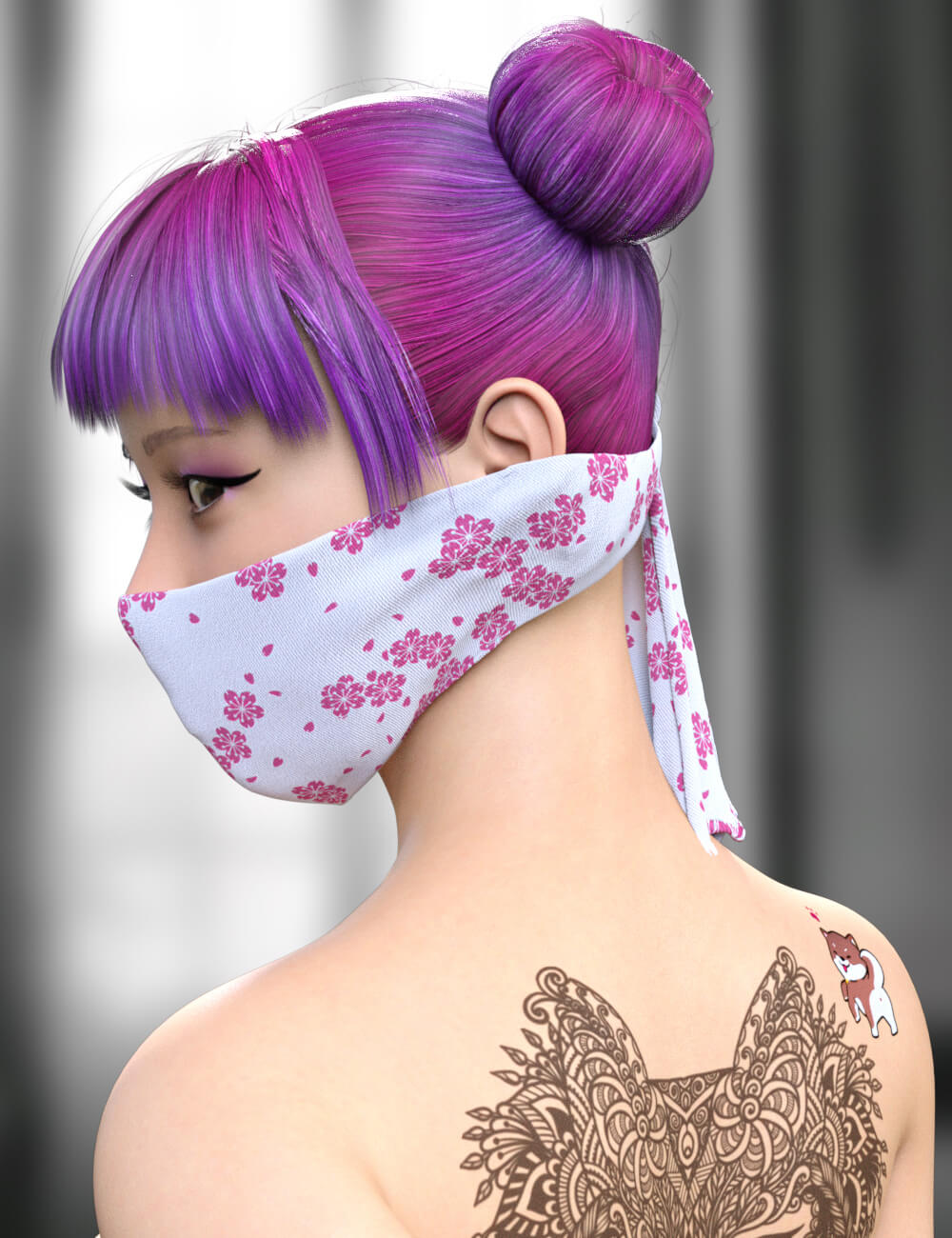 OTN Gag for Genesis 8 Female - Daz Content by GrapeJuice3D