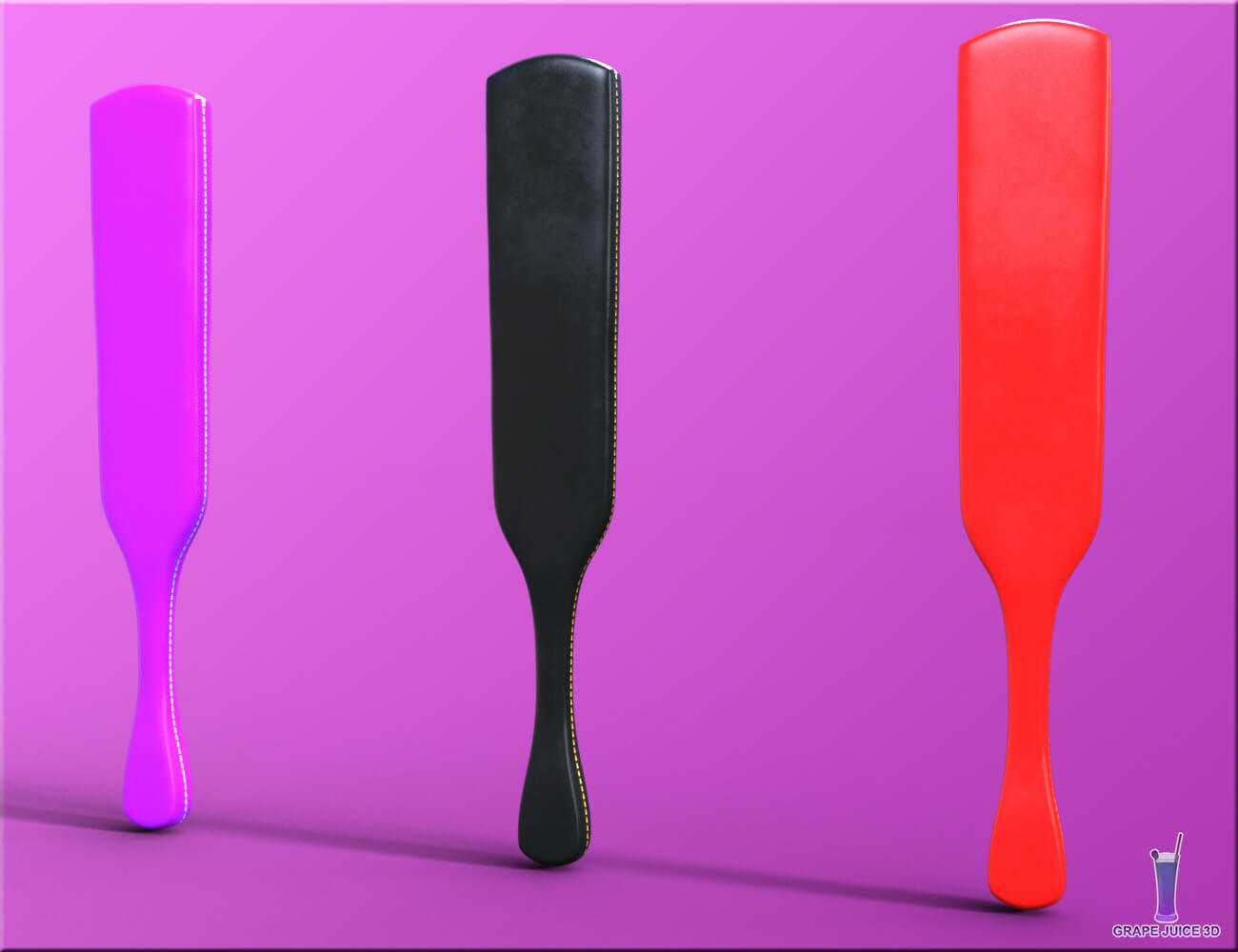 Spanking Paddle for Daz Studio by GrapeJuice3D