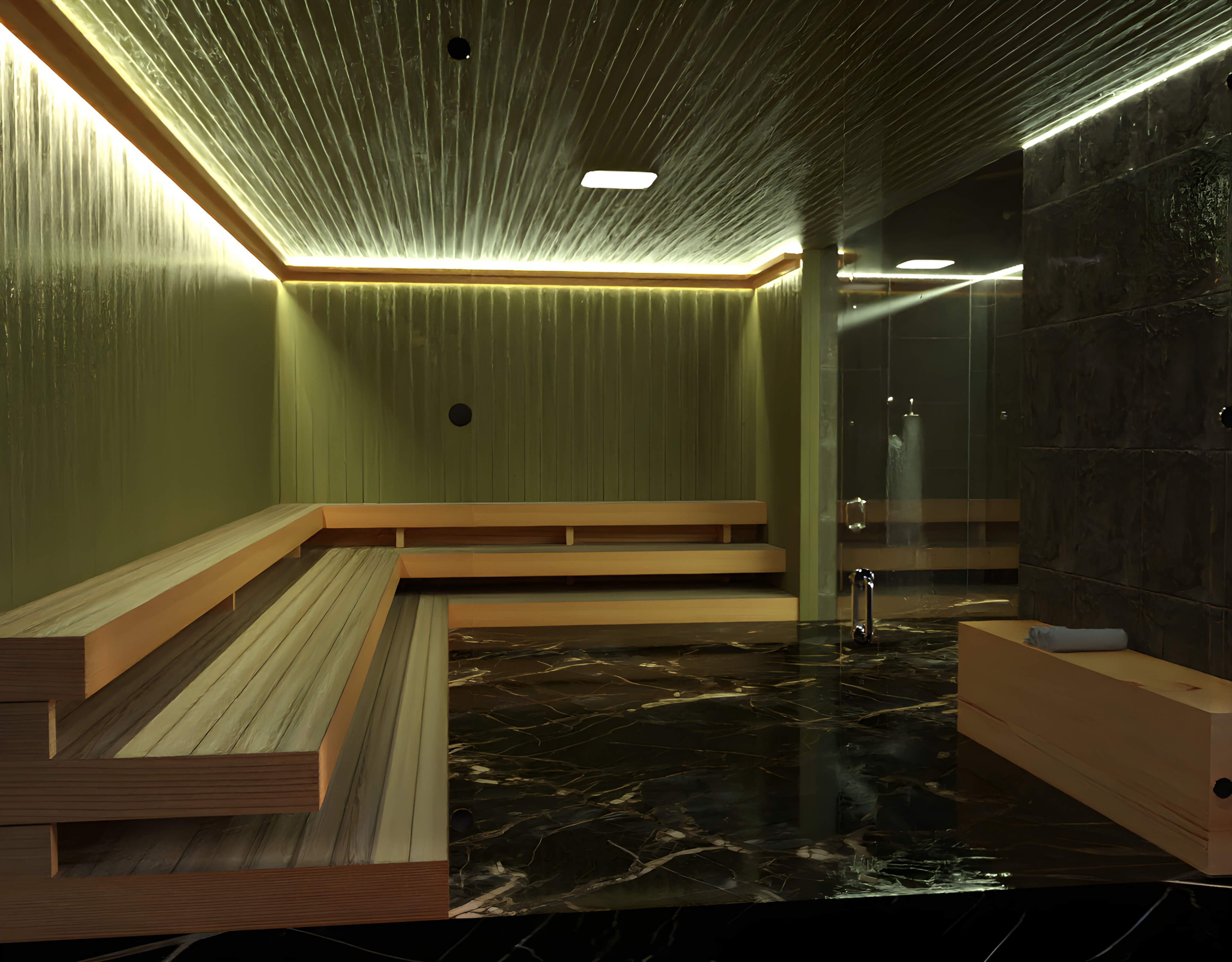GTX Sauna Bath 3D Render, Digital Art by GraphistX