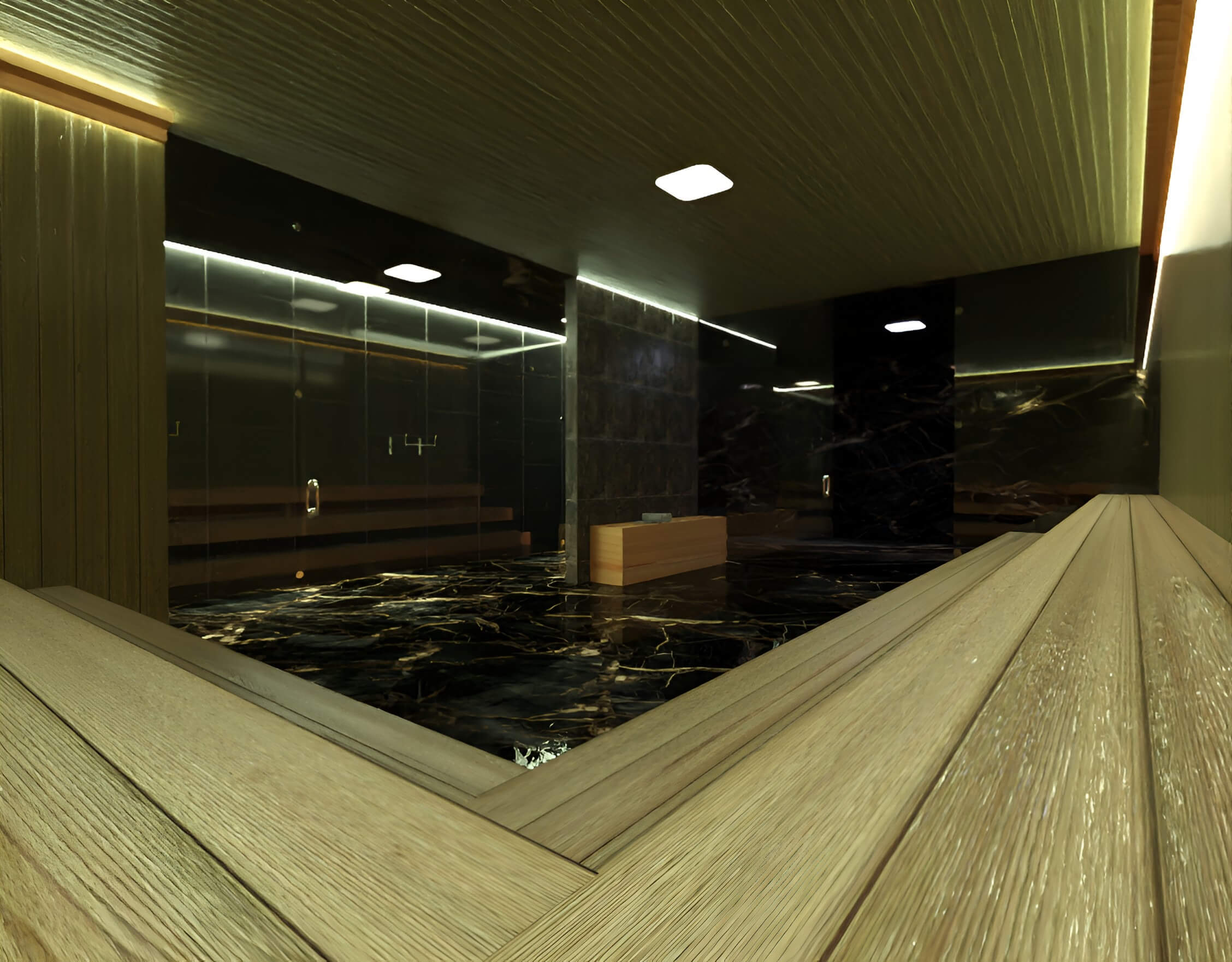 GTX Sauna Bath 3D Render, Digital Art by GraphistX