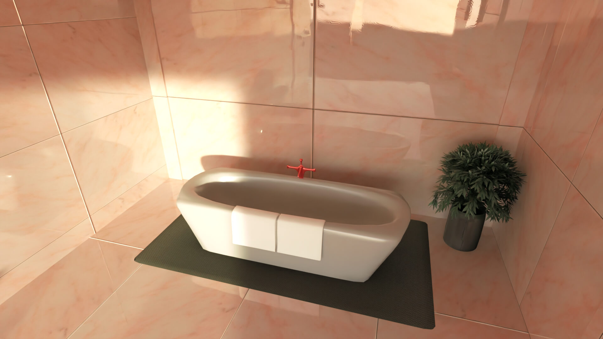 Mmd Bathroom 2- Simple Set Daz Content by GraphistX