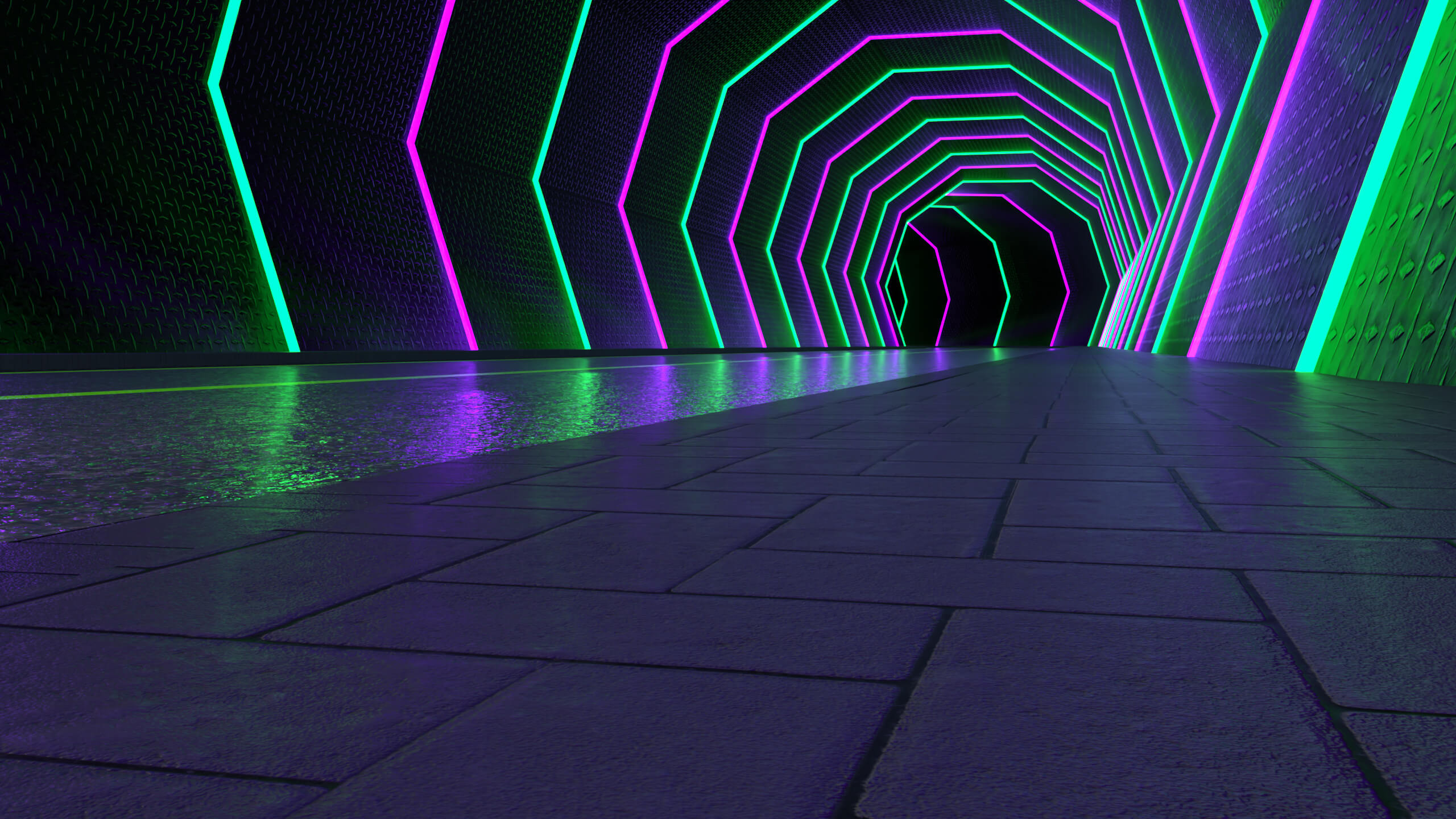 Neon Tunnel - Daz3D Daz Content by GraphistX