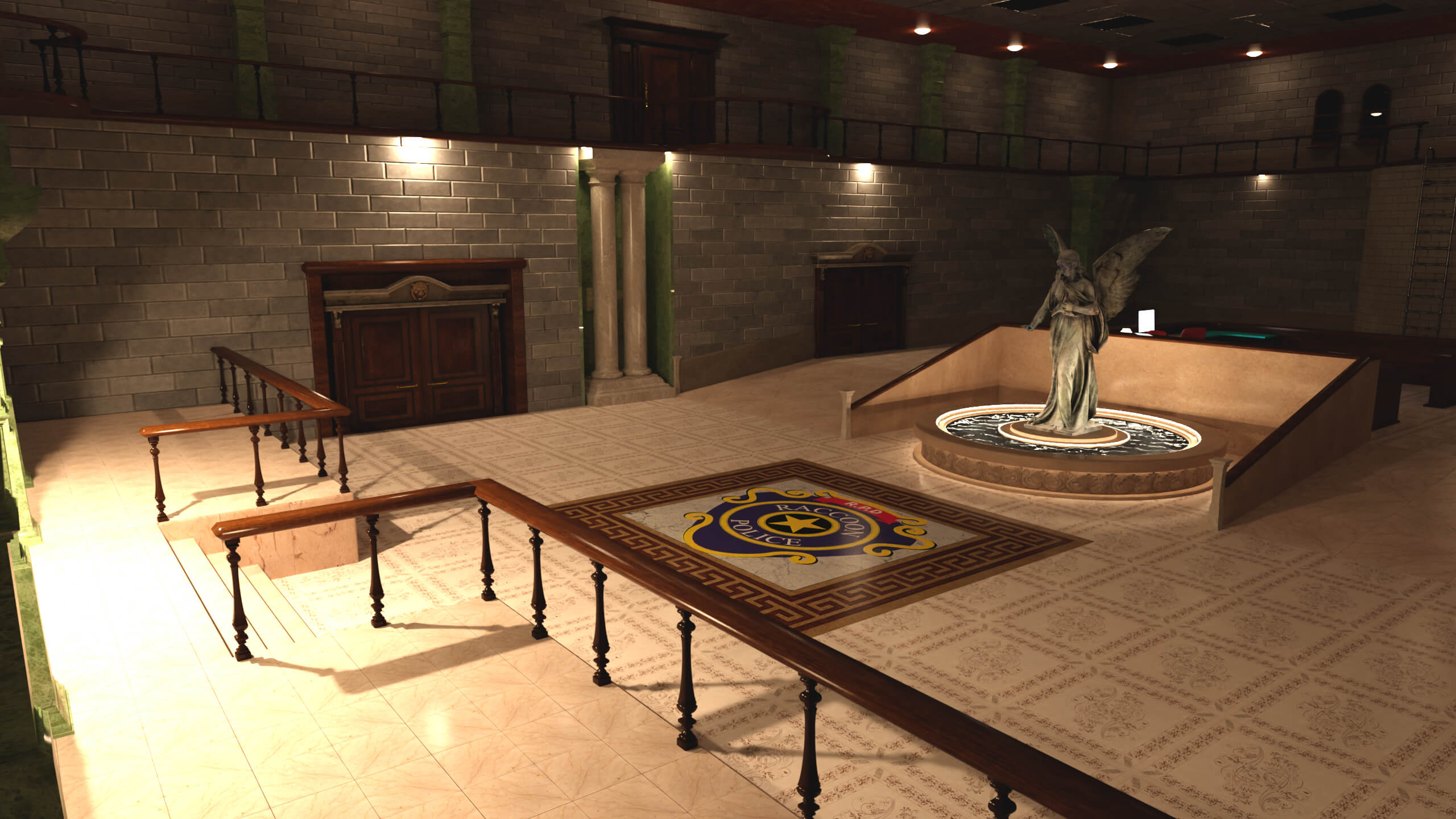 RPD Main Hall RE3 Remake - Daz Content by GraphistX