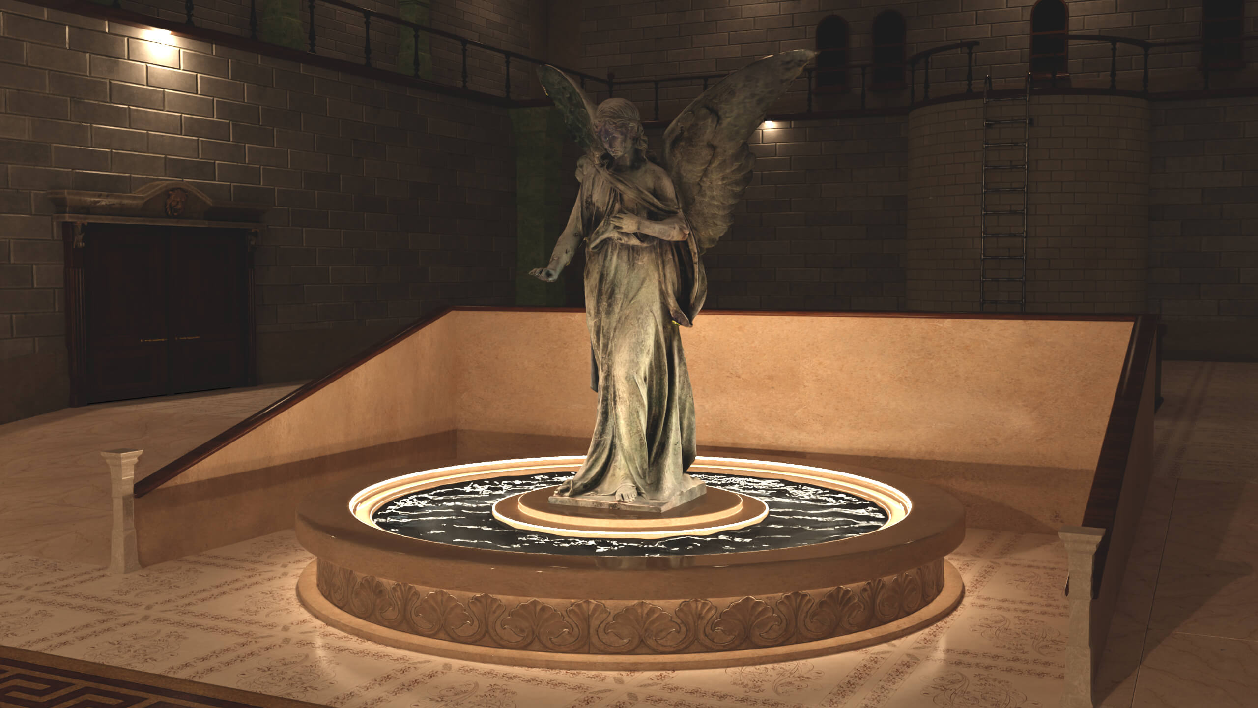 RPD Main Hall RE3 Remake - Daz Content by GraphistX